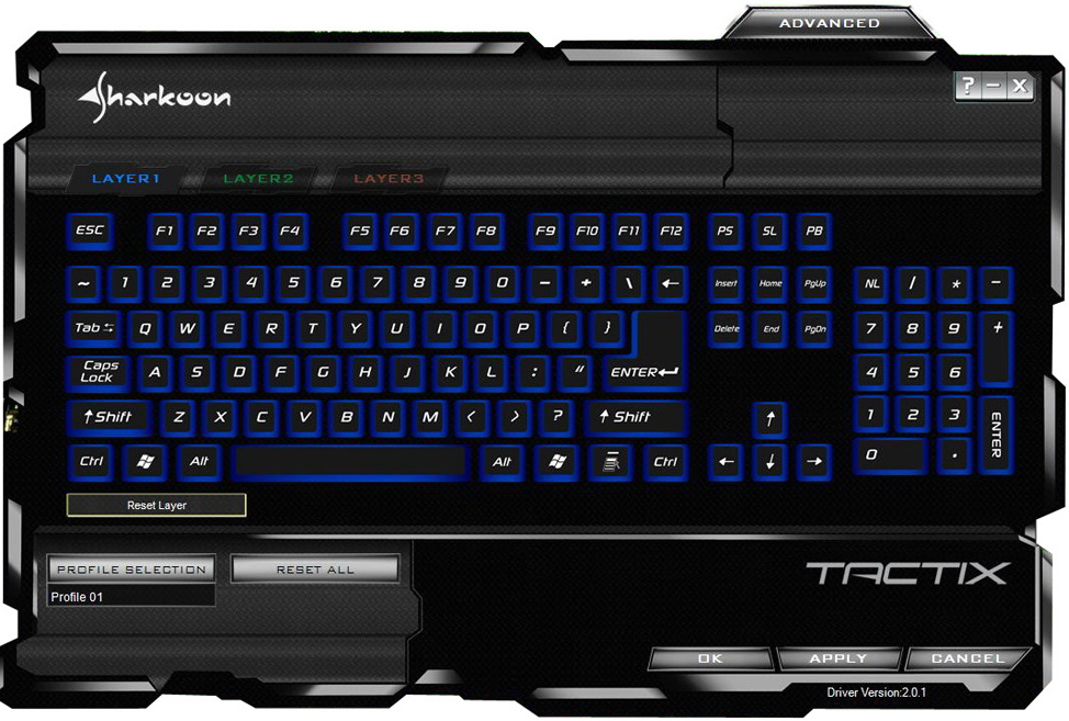 Sharkoon Tactix – újabb szemtelenül olcsó gamer billentyűzet ...