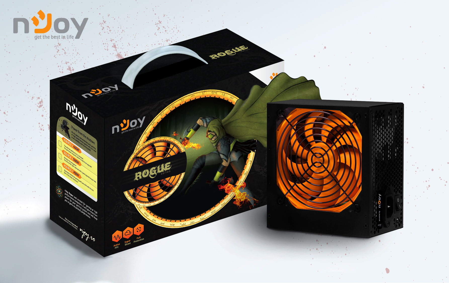 nJoy Rogue gamer tápok egyenesen Romániából - PROHARDVER! Ház/Táp hír