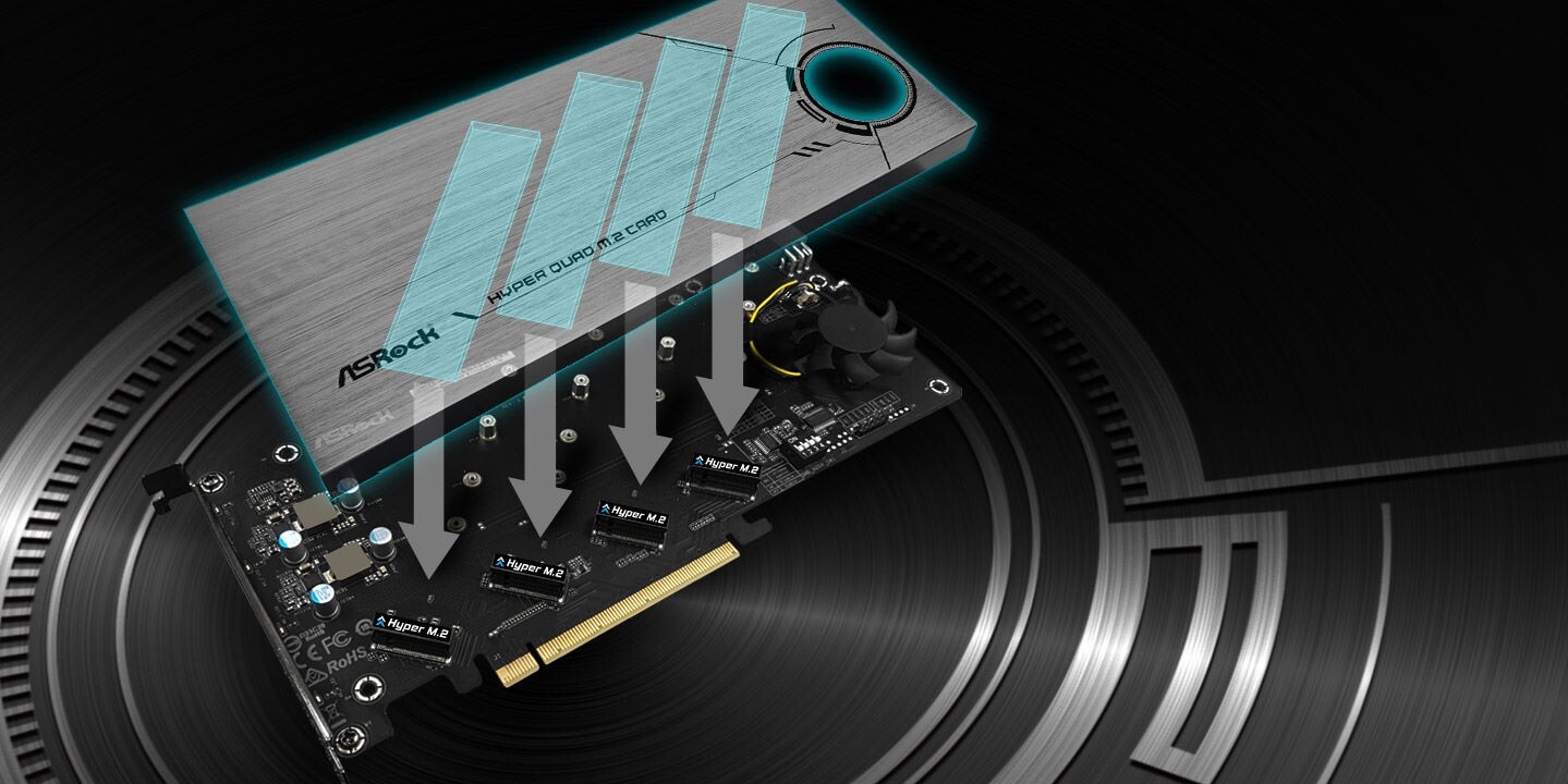 ASRock M.2-es bővítőkártya, immár PCI Express 4.0-val - PROHARDVER! SSD ...