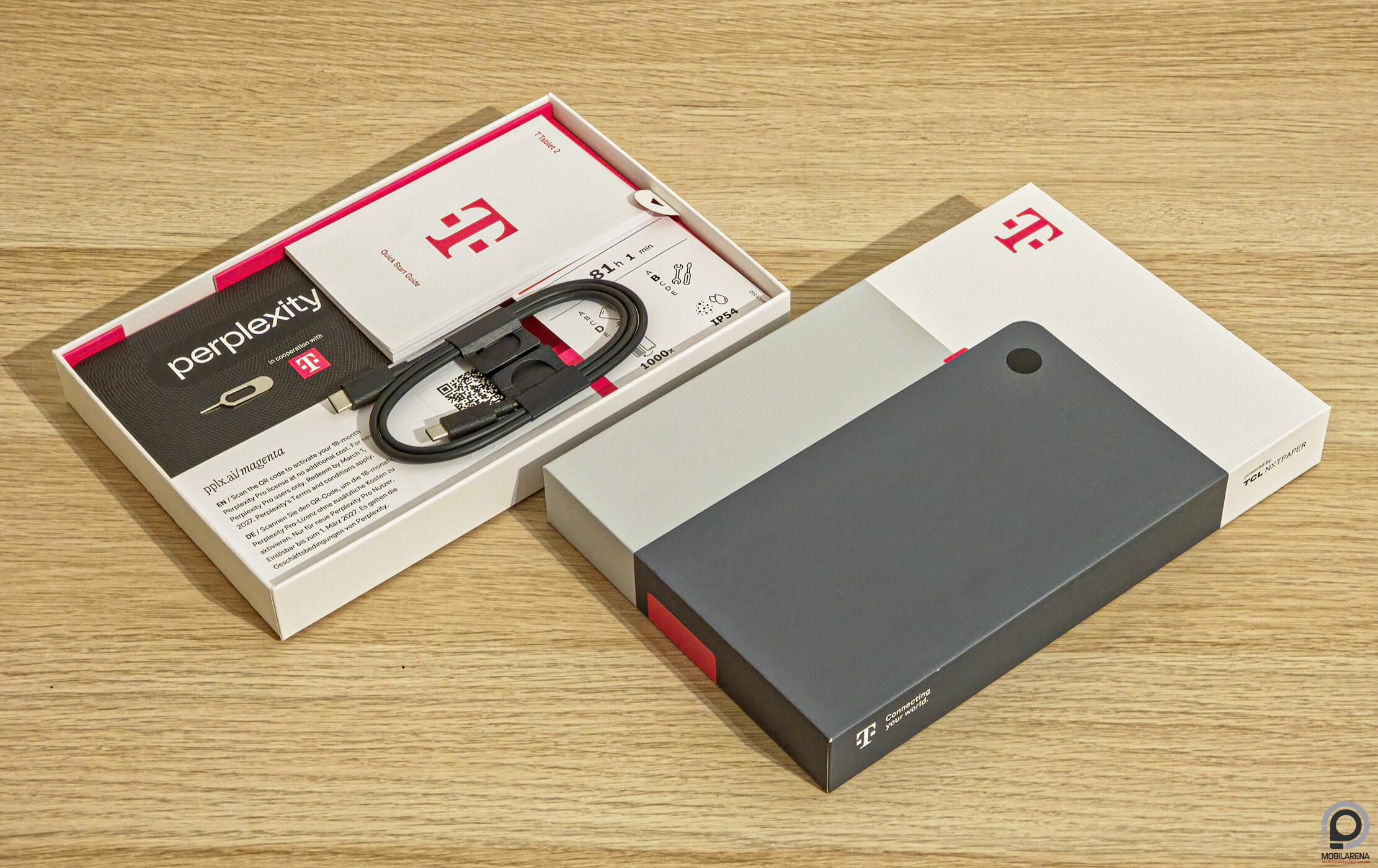 T Tablet 2 5G - megkopott magenta - Mobilarena Tablet teszt