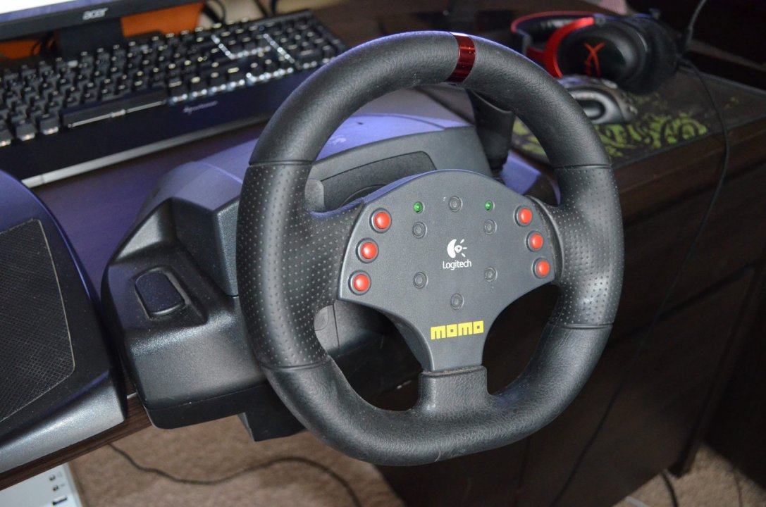 Logitech MOMO kormány szett, kiváló állapot - HardverApró