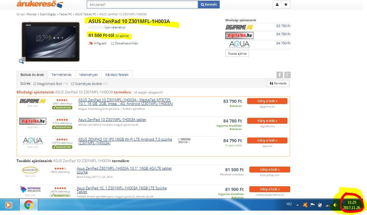 Asus ZenPad 10" Z301MFL FullHD 16GB Wi-Fi + 4G/LTE tablet ÚJ! - HardverApró