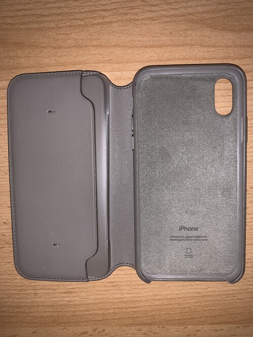 Elad Eredeti Apple Tokok IPhone X hez Leather Folio Silicone Case elad-eredeti-apple-tokok-iphone-x-hez-leather-folio-silicone-case