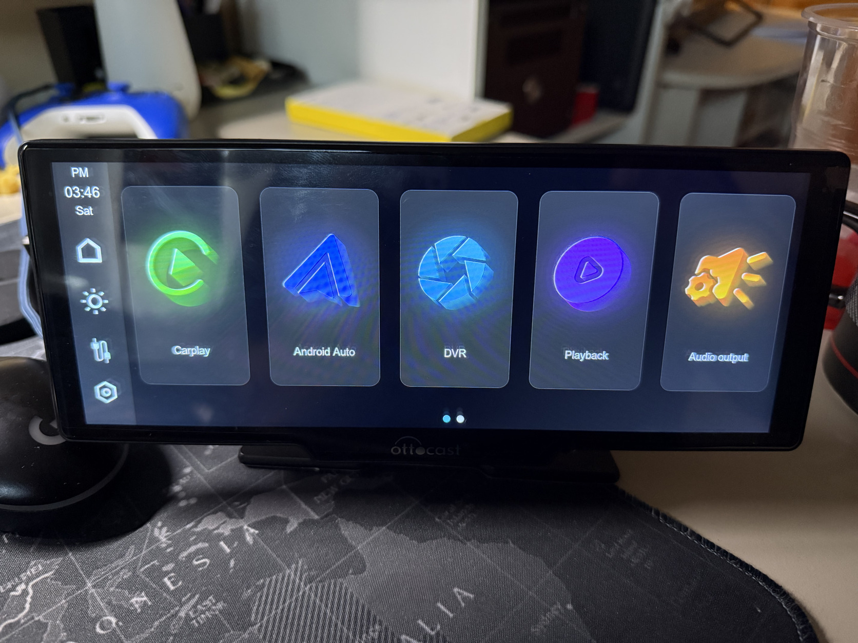 Ottocast OttoScreen MAX N91C kocsi kijelző ajándék rendszámtábla kamerával - HardverApró