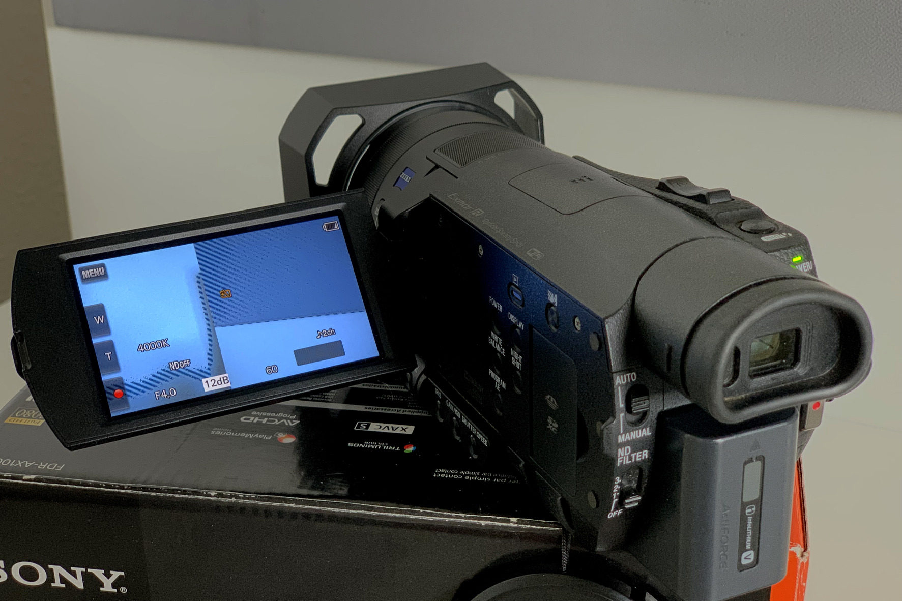 Sony FDR AX 100 4k félprofi kamera - HardverApró