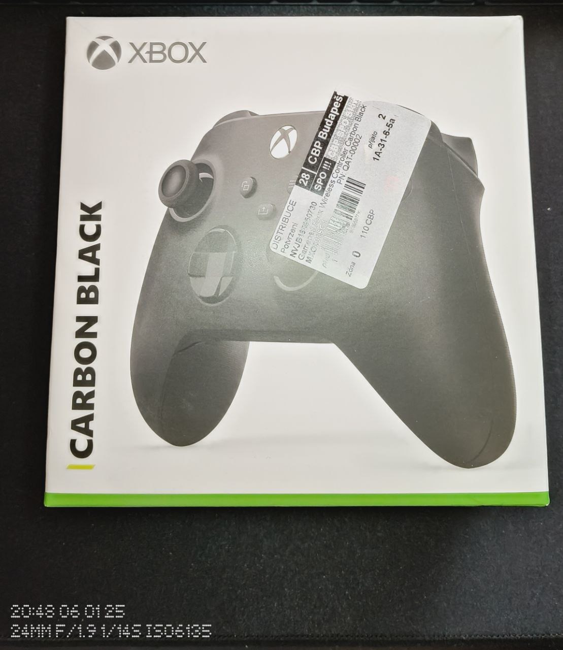 Xbox Wireless Controller - Carbon Black - HardverApró