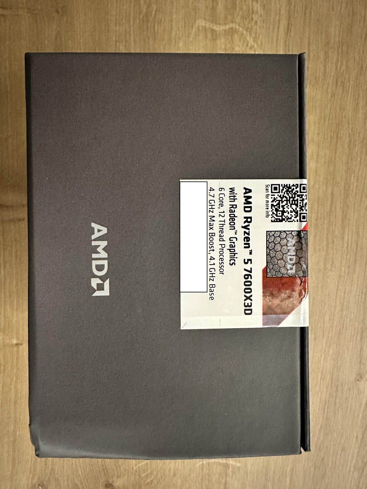 AMD Ryzen 5 7600X3D 6-Core 4.1GHz AM5 Box - HardverApró