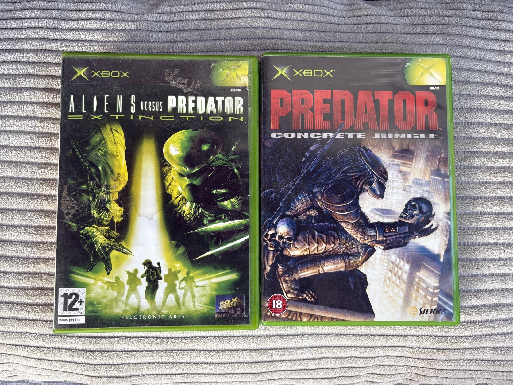 Predator Concrete Jungle, Aliens Versus Predator Extinction Xbox ...