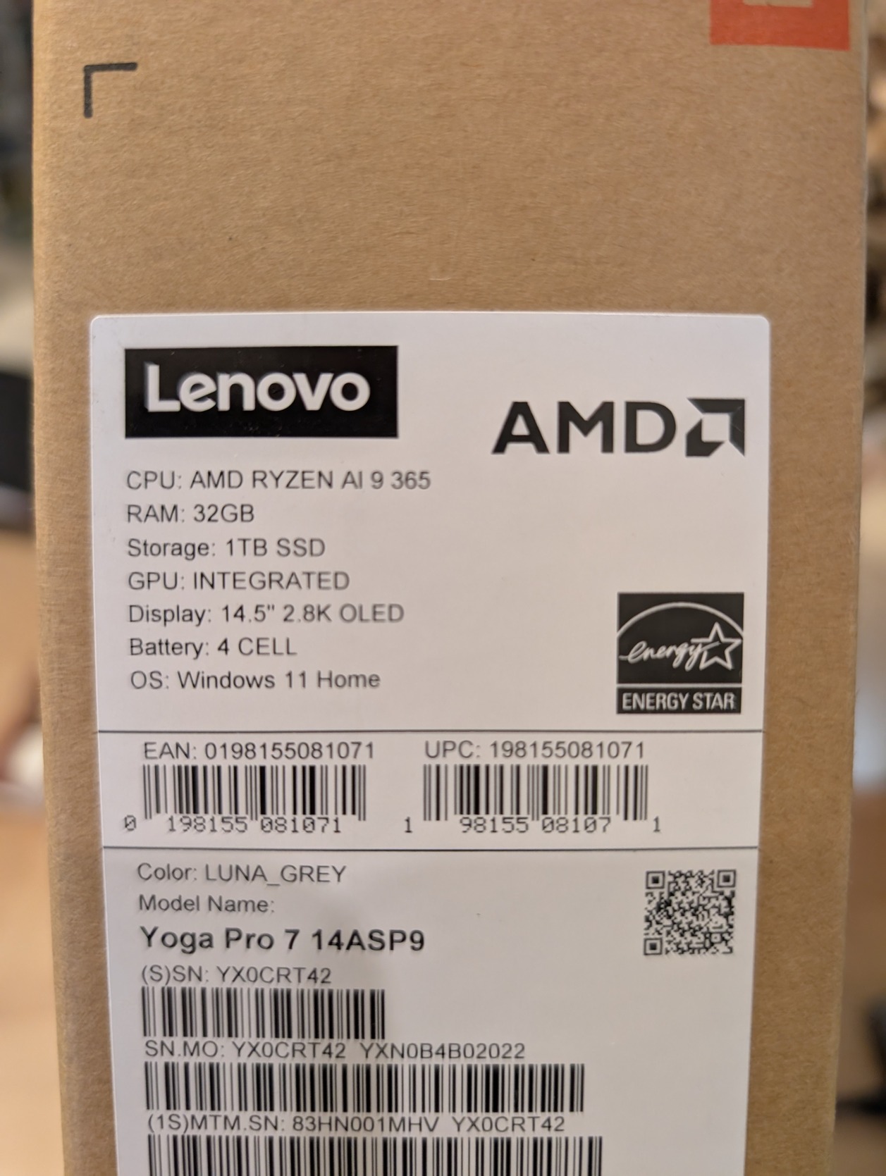 Lenovo Yoga 7 Pro (14ASP9) - AMD RYZEN AI 965 (Garancia 2028.02-ig) - HardverApró