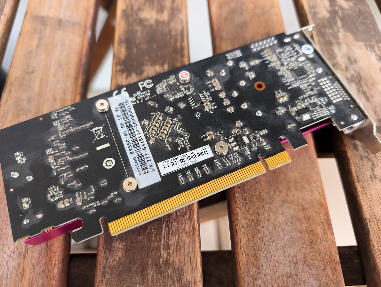 Yeston RX550 - 4G LP XL Low Profile eladó - HardverApró