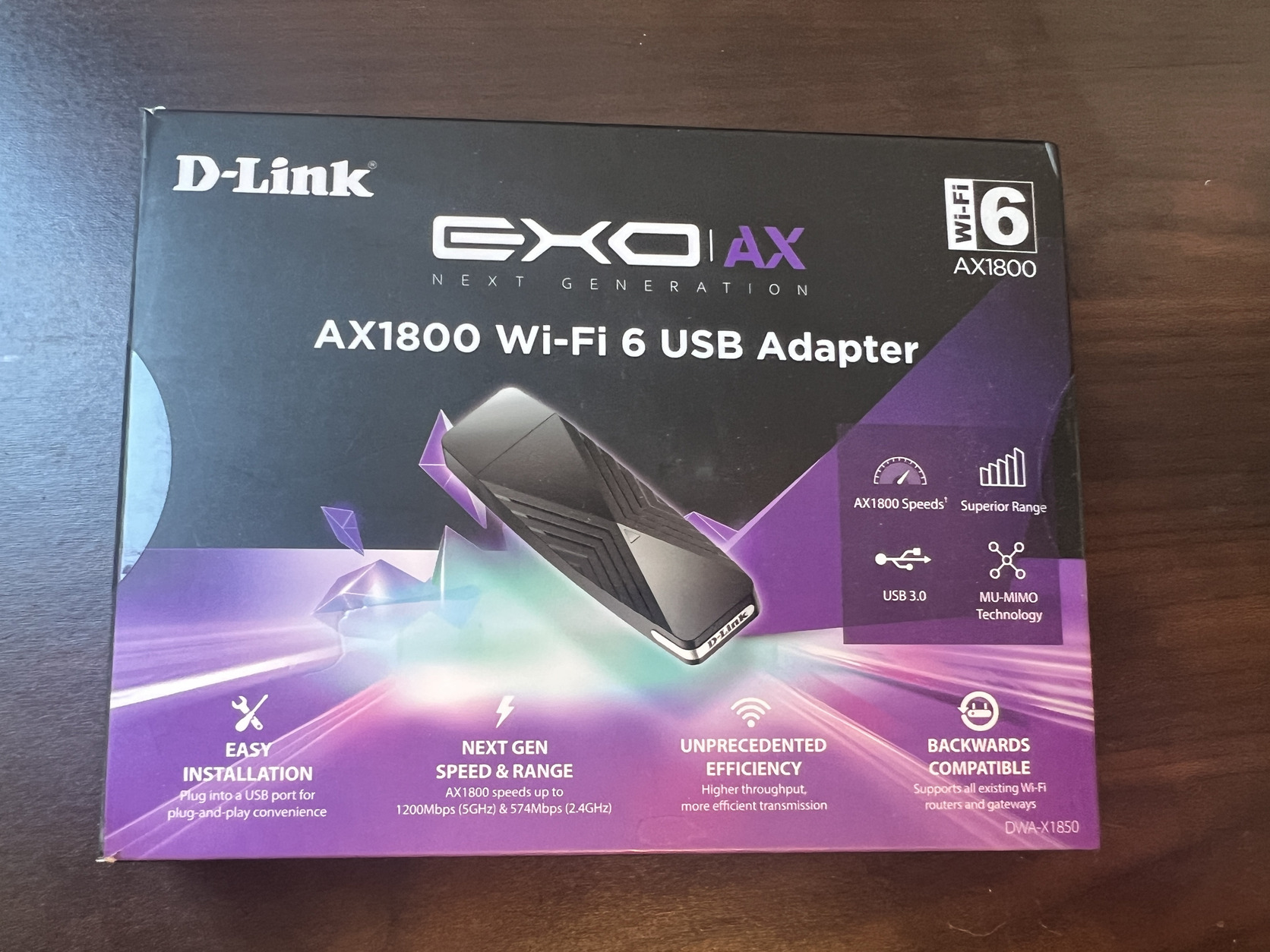 D-Link DWA X1850 AX1800 Wi-Fi 6 USB Adapter - HardverApró
