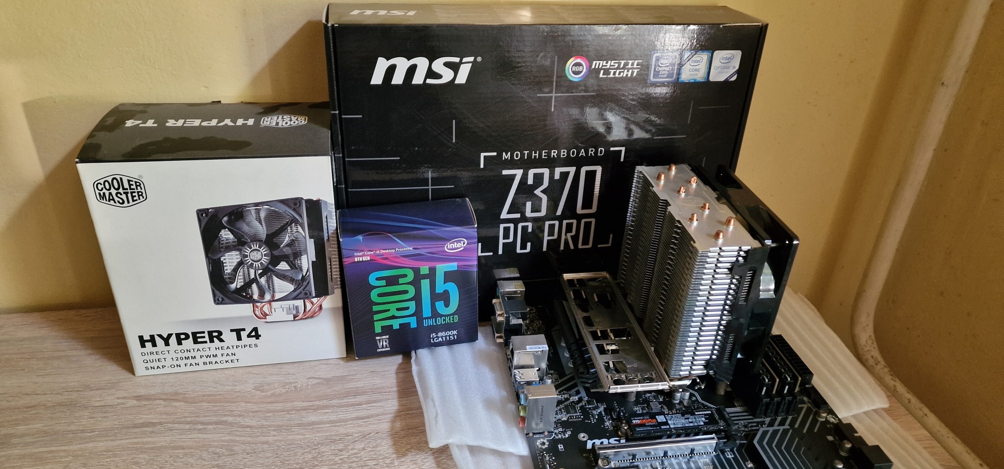 MSI -Z370 PC Pro- I5-8600K- 48GB DDR4- 500GB 970 EVO Plus + Windows 11 ...
