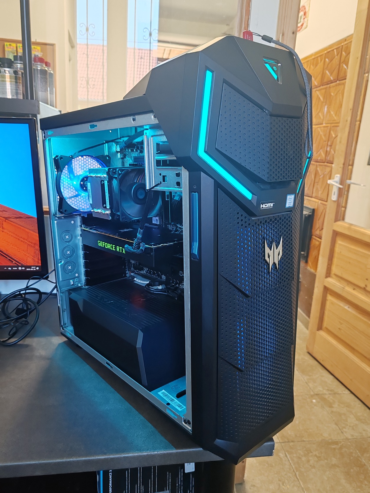 Acer Predator i7 8700k, 32GB, RTX 2080, SSD, HDD - HardverApró