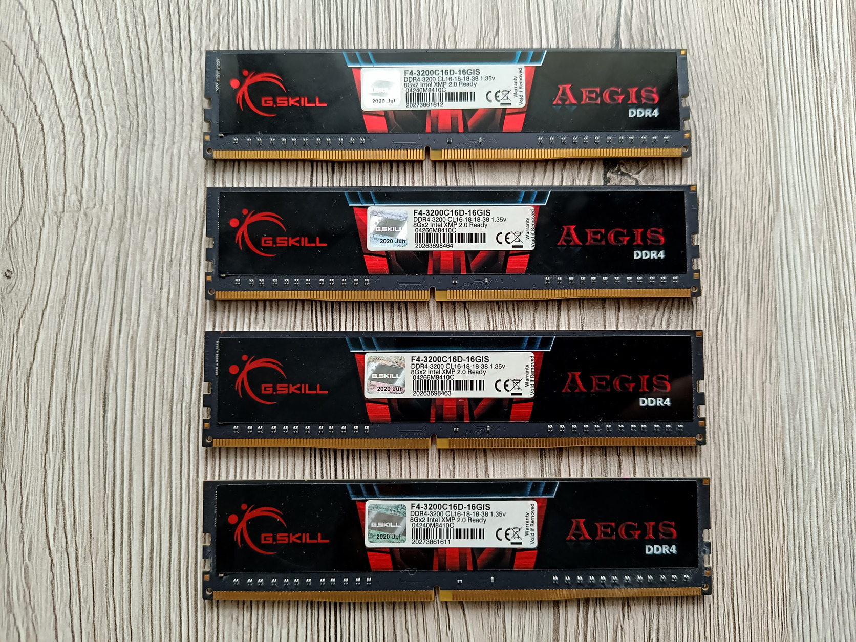 G.SKILL Aegis 32GB (4x8GB) DDR4 RAM 3200MHz - HardverApró