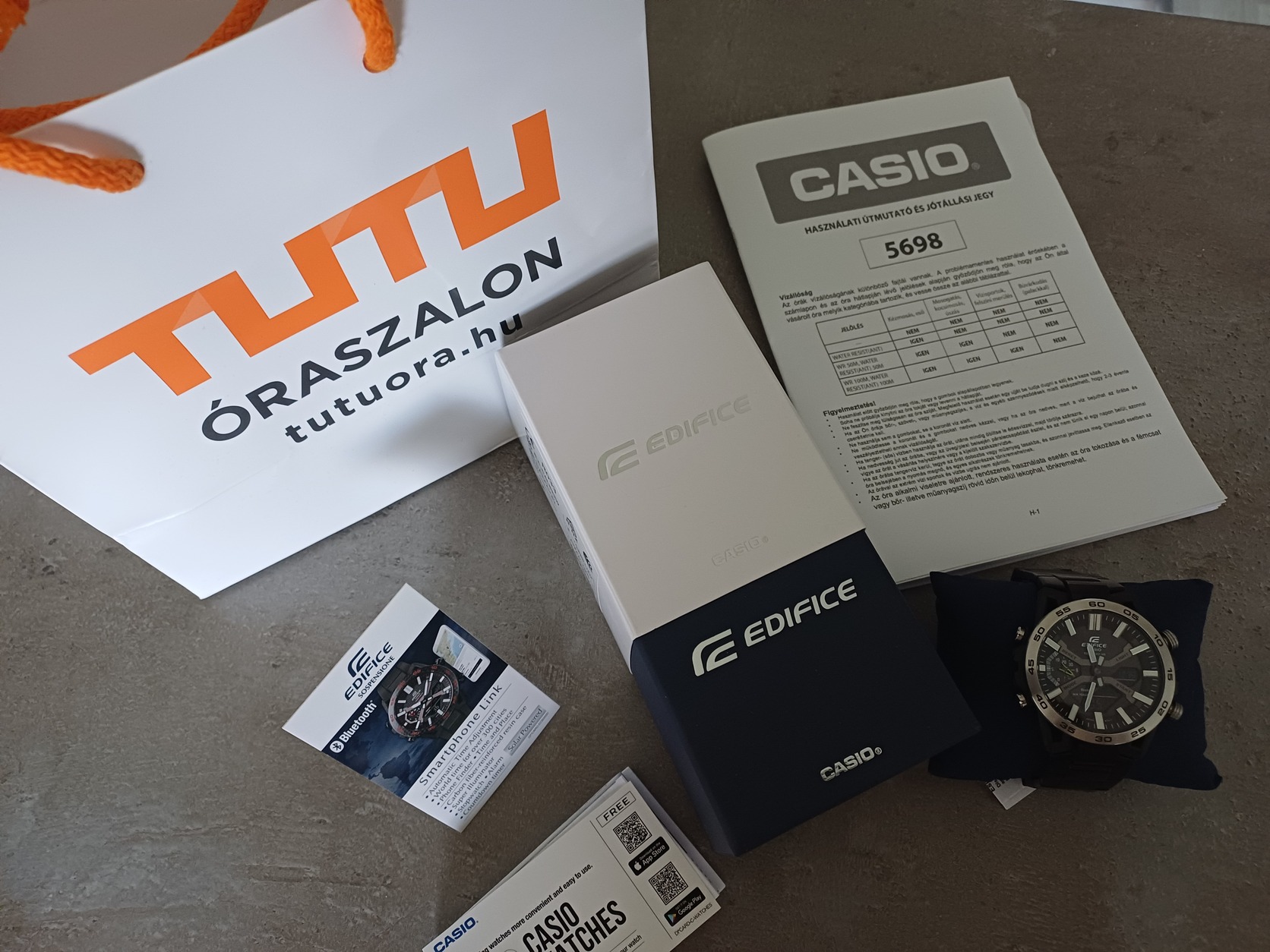 Casio ECB-2000DD-1A Tough Solar - Bluetooth - HardverApró
