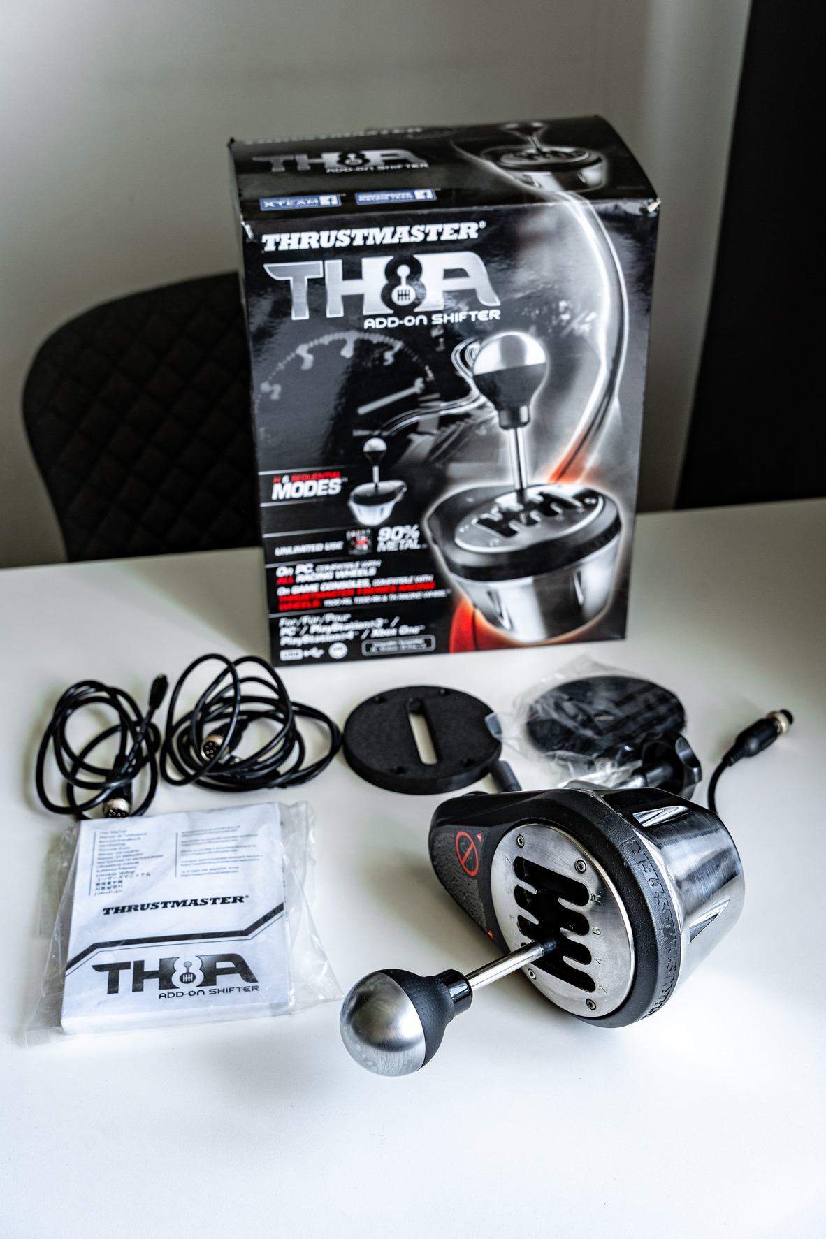 Thrustmaster TH8A hibátlan, újszerű váltó minden tartozékával, extra ...