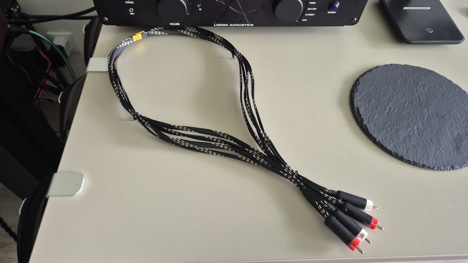 TMP Audio réz ribbon IC kábel 1m, oldalanként dupla vezetővel - HardverApró