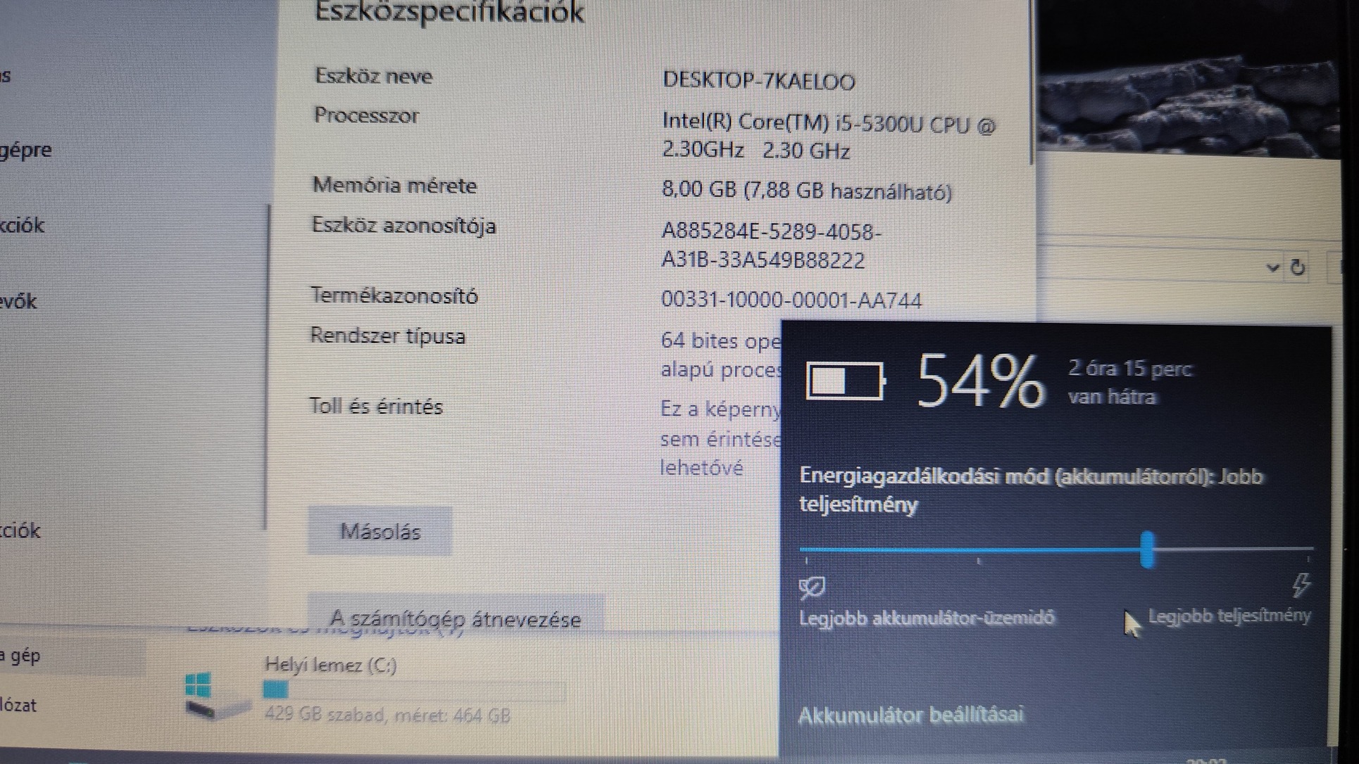 Újszerű HP Elitebook 820 G2 12.5 HD üzleti laptop i5-5300U 8GB RAM,500GB SSD,4 órás aksi,Win10 ...