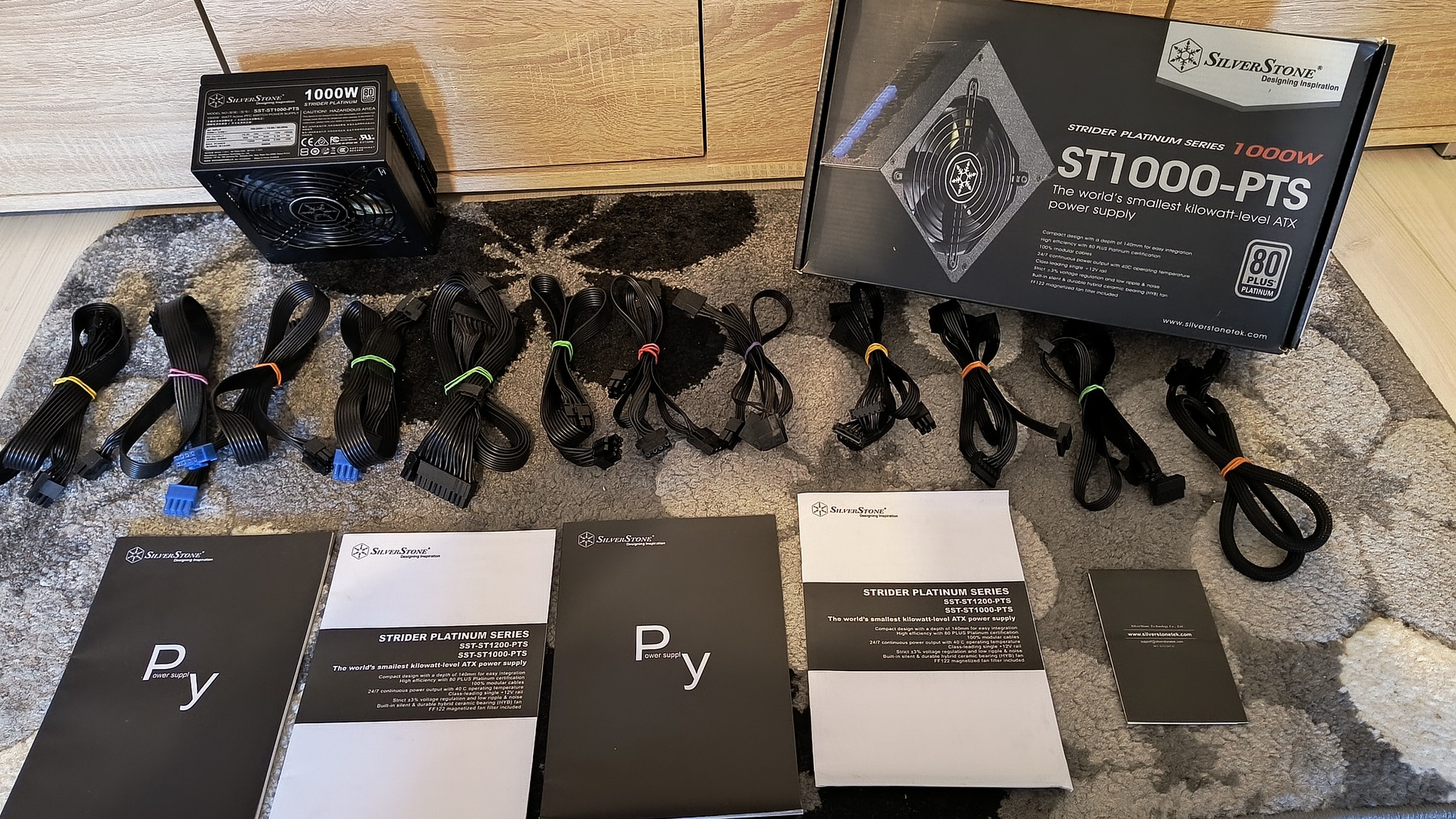 SILVERSTONE SST-ST1000-PTS 1000W PLATINUM tápegység eladó. - HardverApró