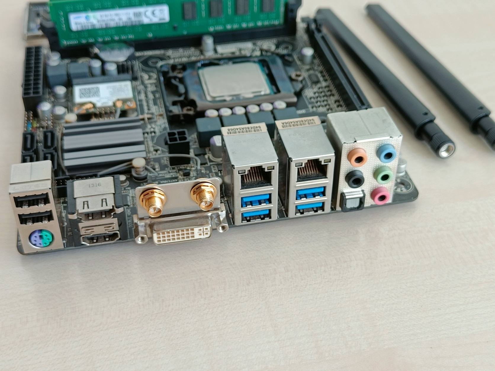 Gigabyte Z87N-WIFI ITX alaplap ajándék processzorral (+ memória ...