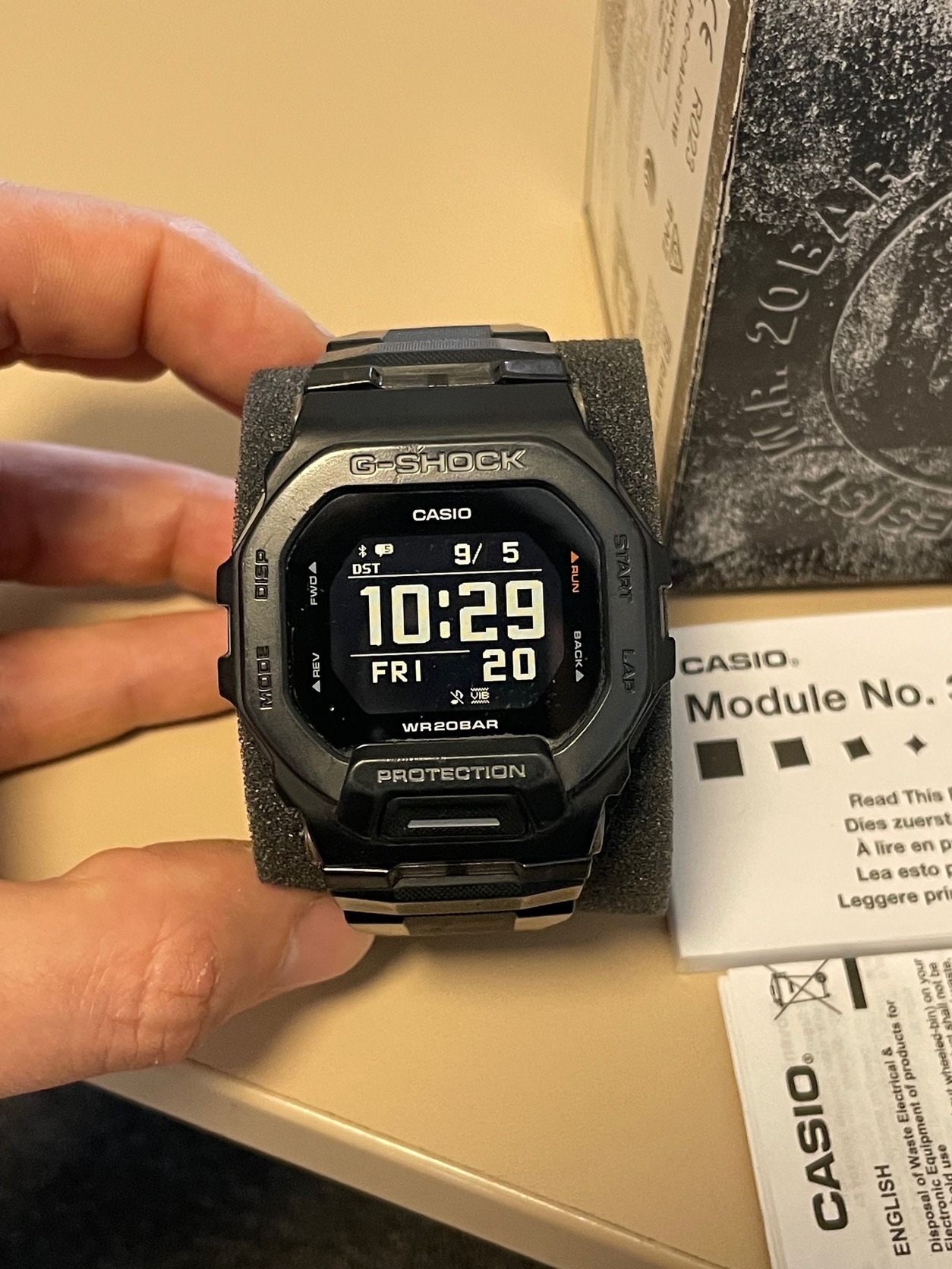 Casio G-SHOCK GDB-200 fekete dobozában tartozékaival - HardverApró