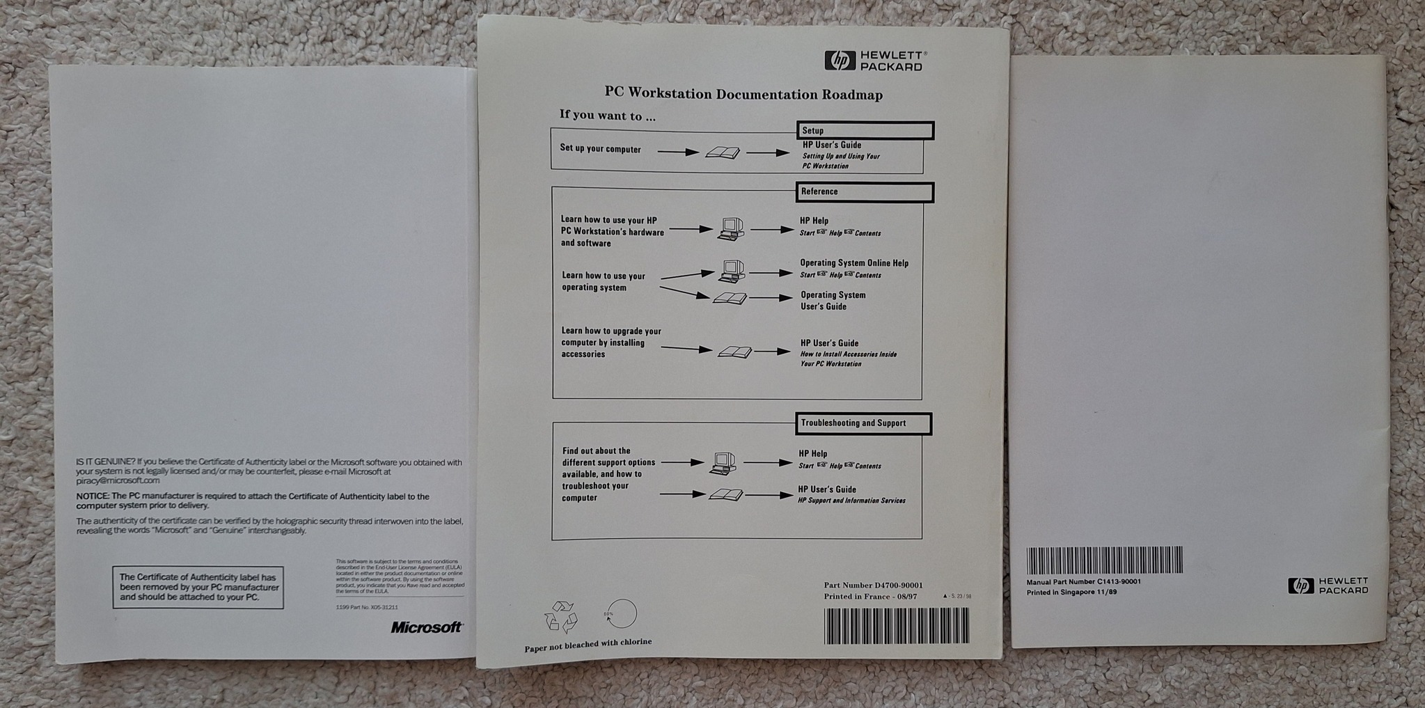 HP Kayak XU otthoni munkaállomás kézikönyv + Windows NT Workstation ...