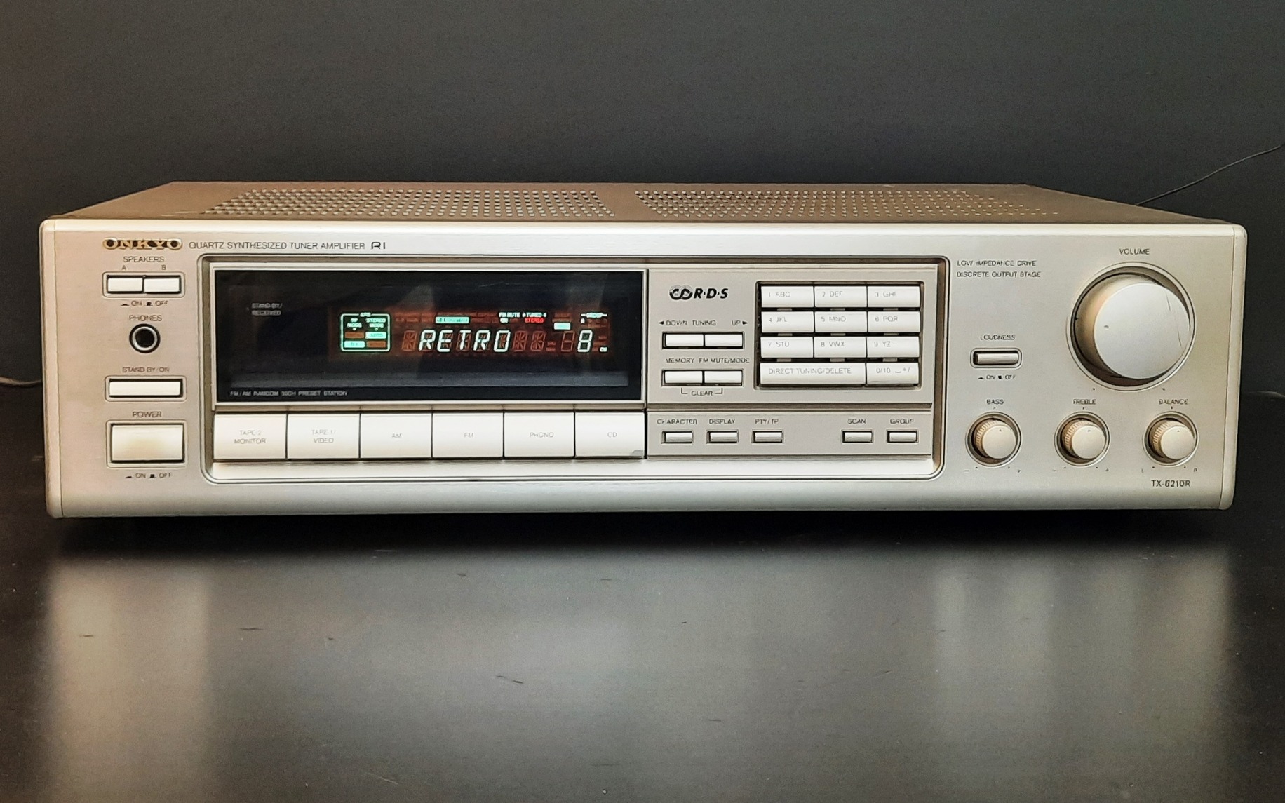 Onkyo TX-8210 RDS sztereó rádióerősítő - HardverApró