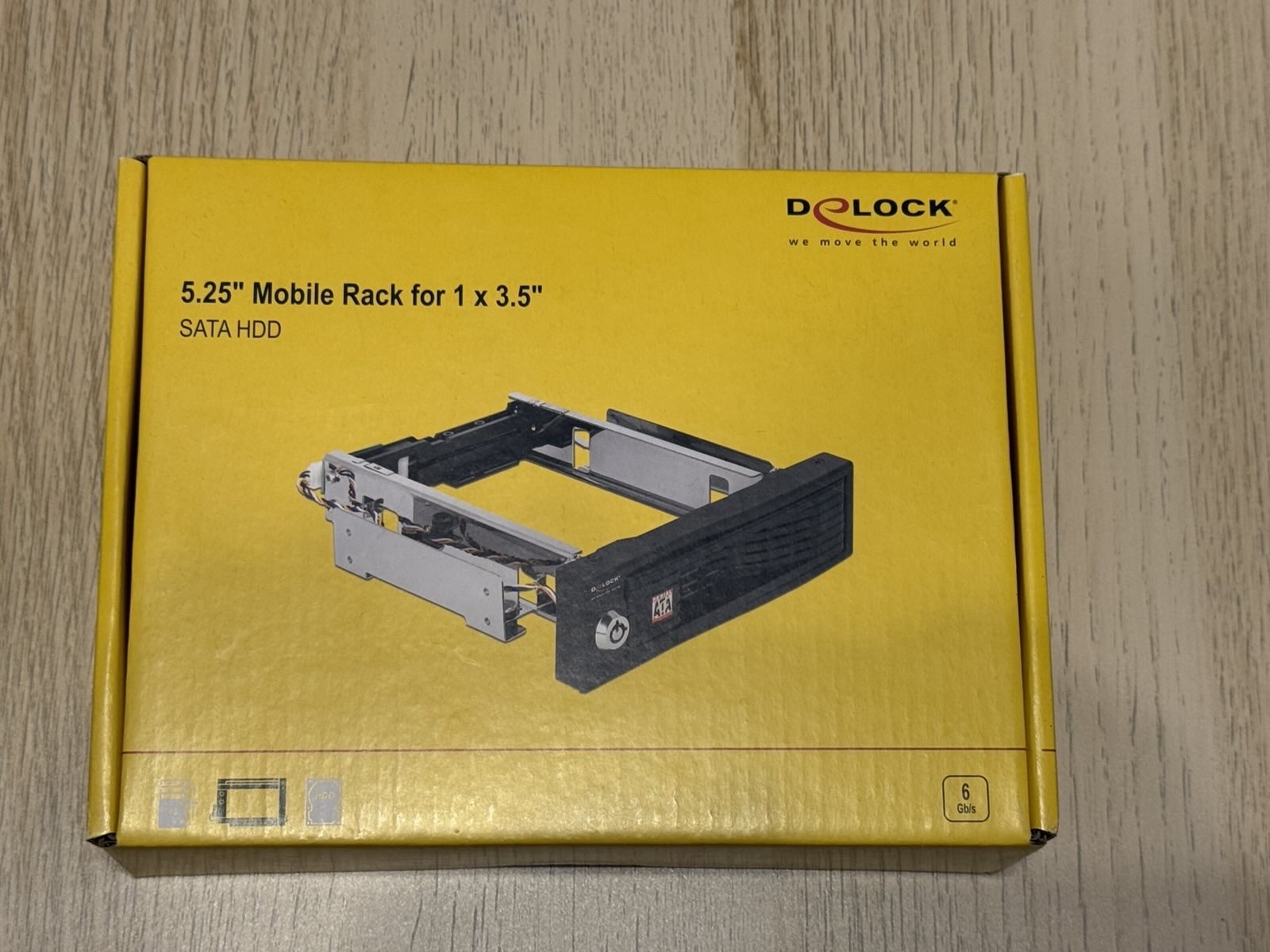 Külső merevlemez ház, 3.5" HDD mobil keret, Mobil rack, Delock 47191 ...