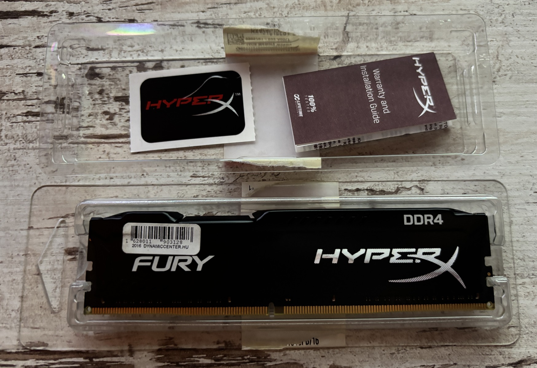 HyperX Fury DDR4 Ram 8GB - HardverApró