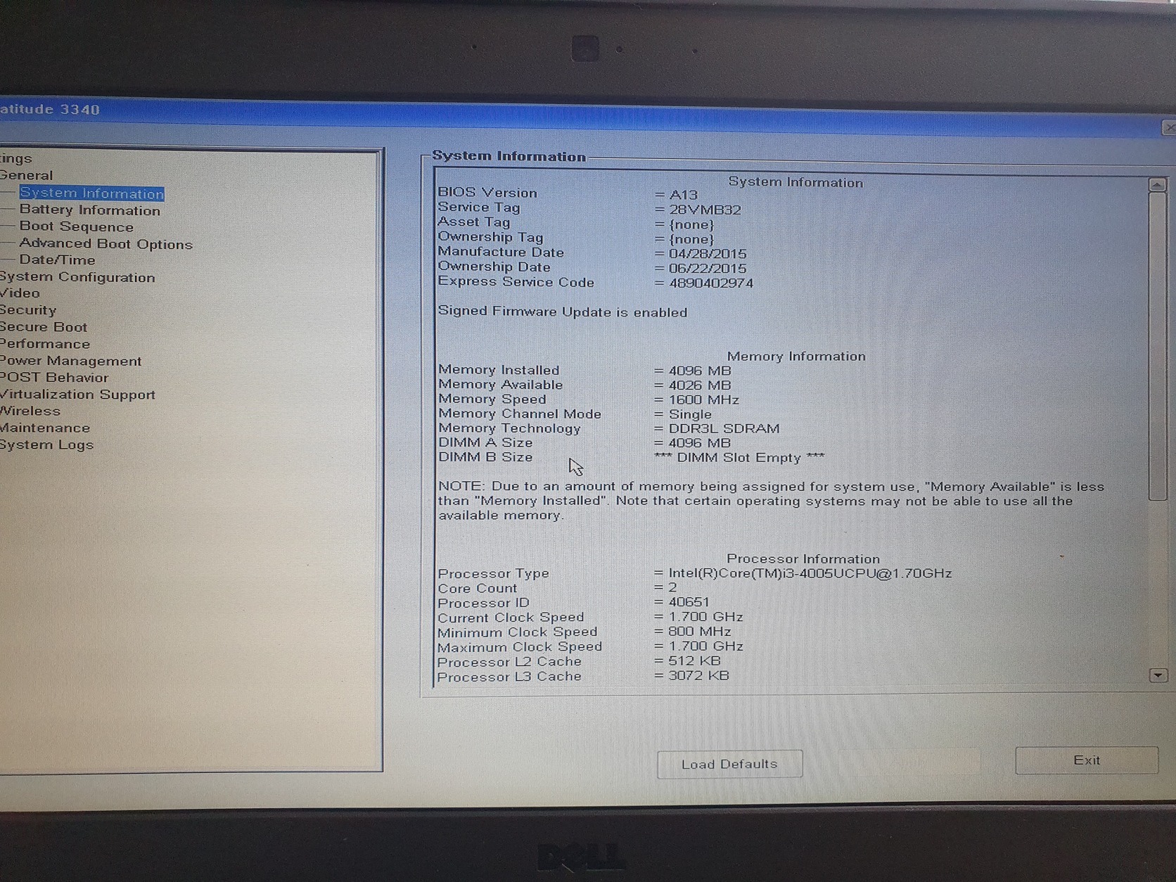 Dell Latitude 3340 Core i3-4005U CPU hibás laptop - HardverApró
