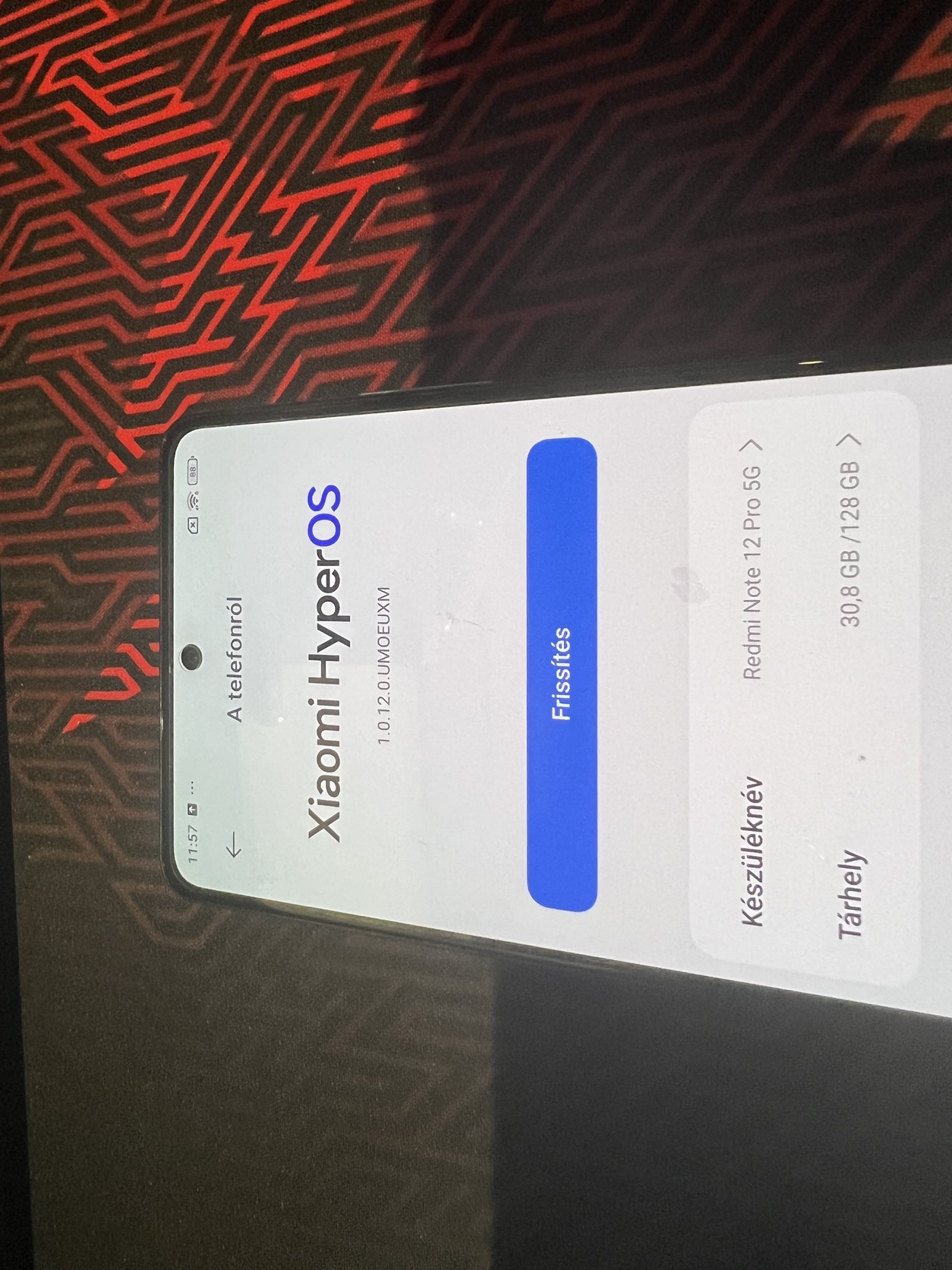 Eladó Xiaomi Redmi note 12 Pro 5G 128 GB - HardverApró