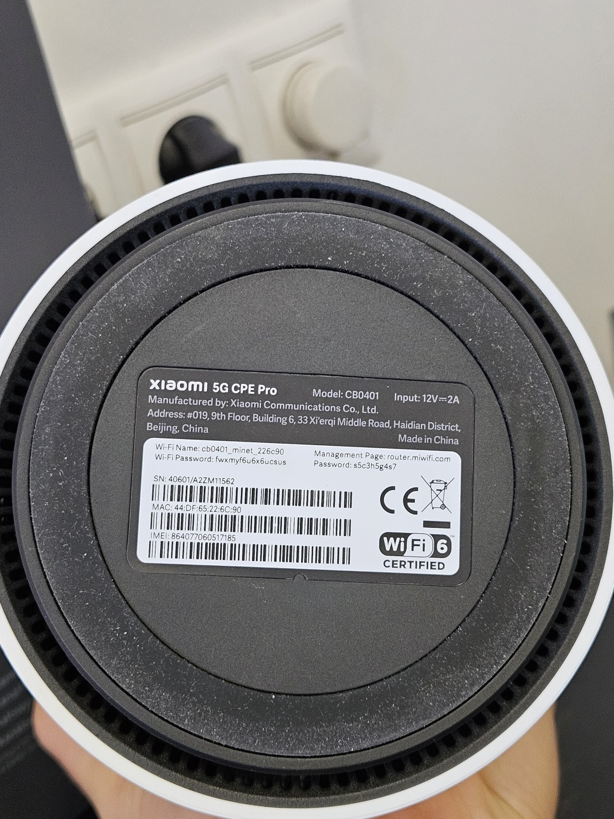 Xiaomi 5G CPE Pro AX5400 CAT19 WIFI6 dobozos kártyafüggetlen ...