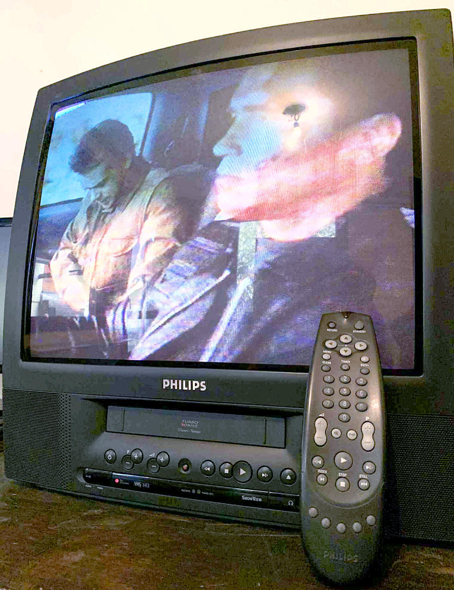 21" PHILIPS crt TV / VHS combo - HardverApró