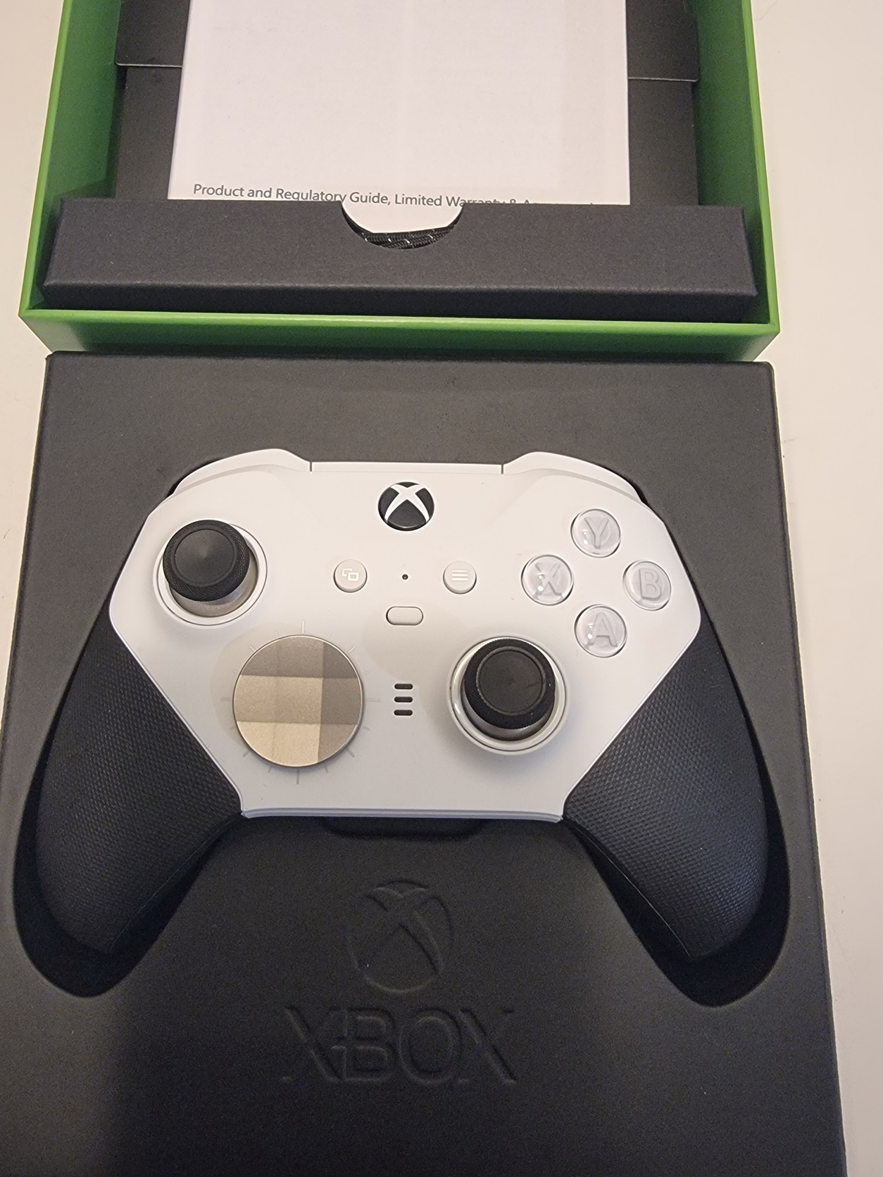 Microsoft Xbox Wireless Controller Elite Series 2 - Core Edition White + Complete Component Pack ...