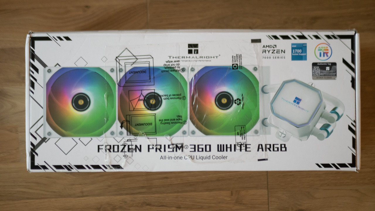 Eladó Thermalright Frozen Prism 360 White ARGB AIO vízhűtés - HardverApró