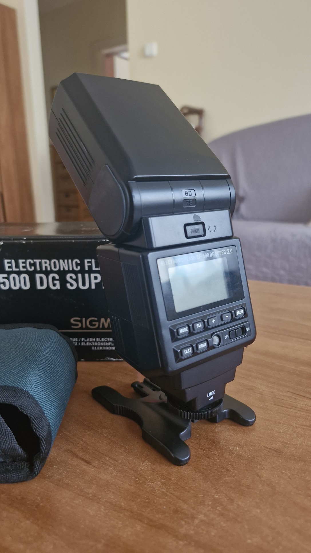 Sigma EF-500 DG Super (Sigma) vakú, dobozába - HardverApró