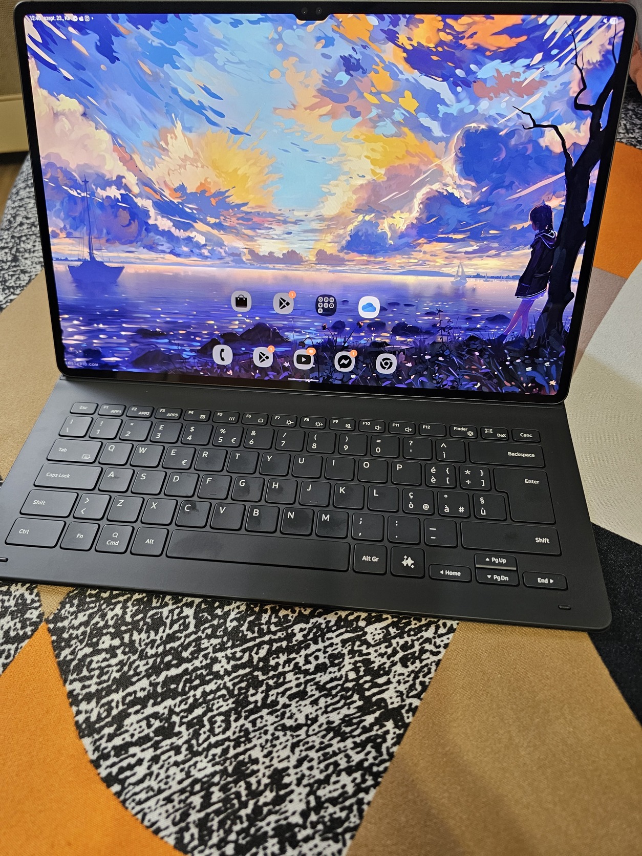 Samsung Tab S9 Ultra 5G eSIM + S Pen + Samsung Slim Cover (AI Billentyű ...