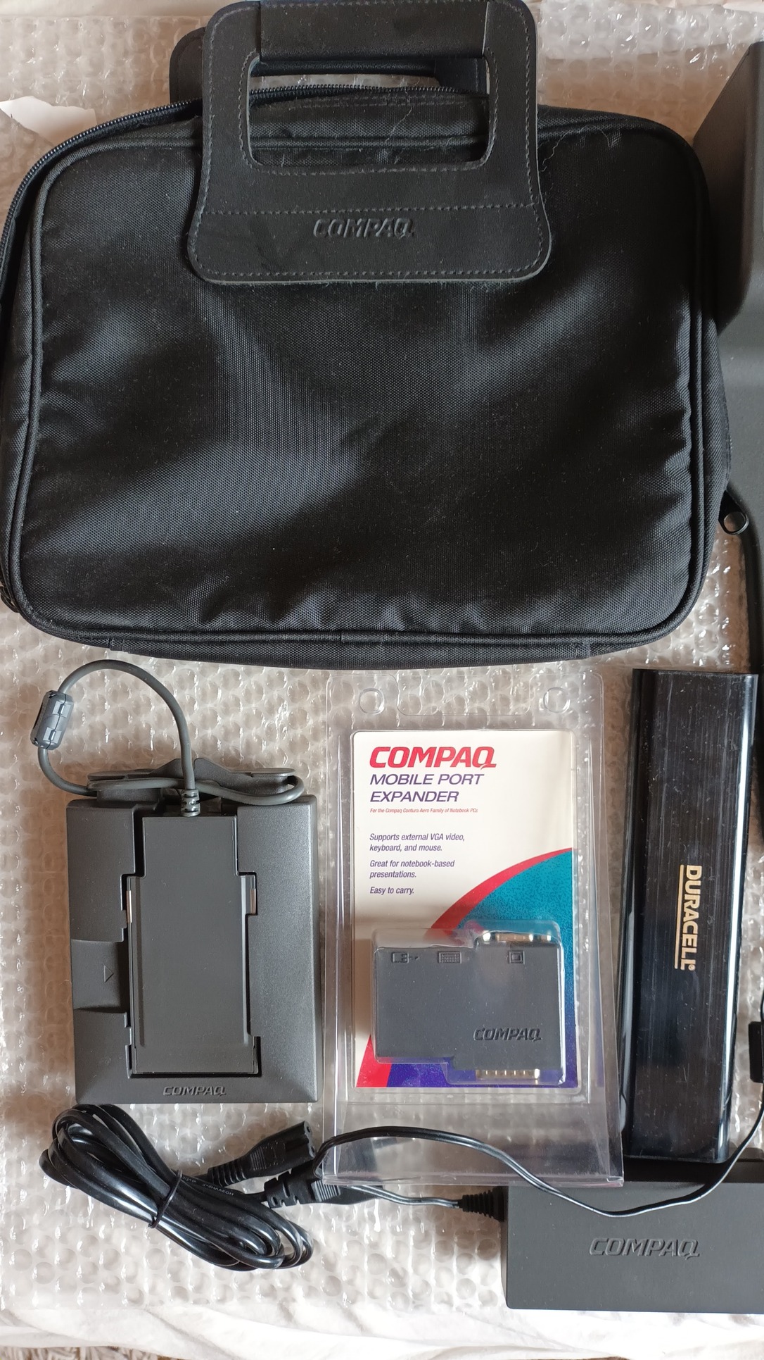 Compaq Contura Aero 4/33c "umpc" ritka gyönyörű darab, dokkolóval ...