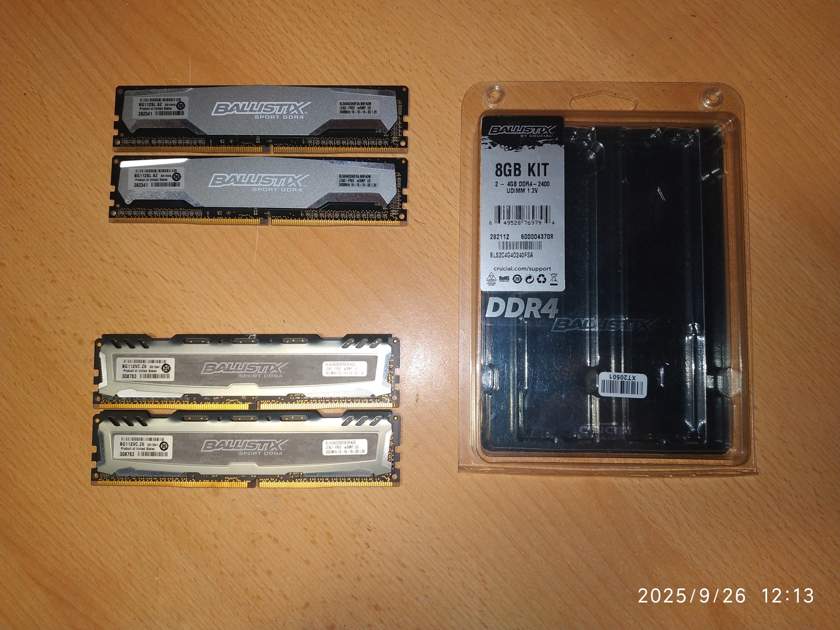 16 GB 2 X (2 X 4 GB) Ballistix Sport DDR4 RAM - HardverApró