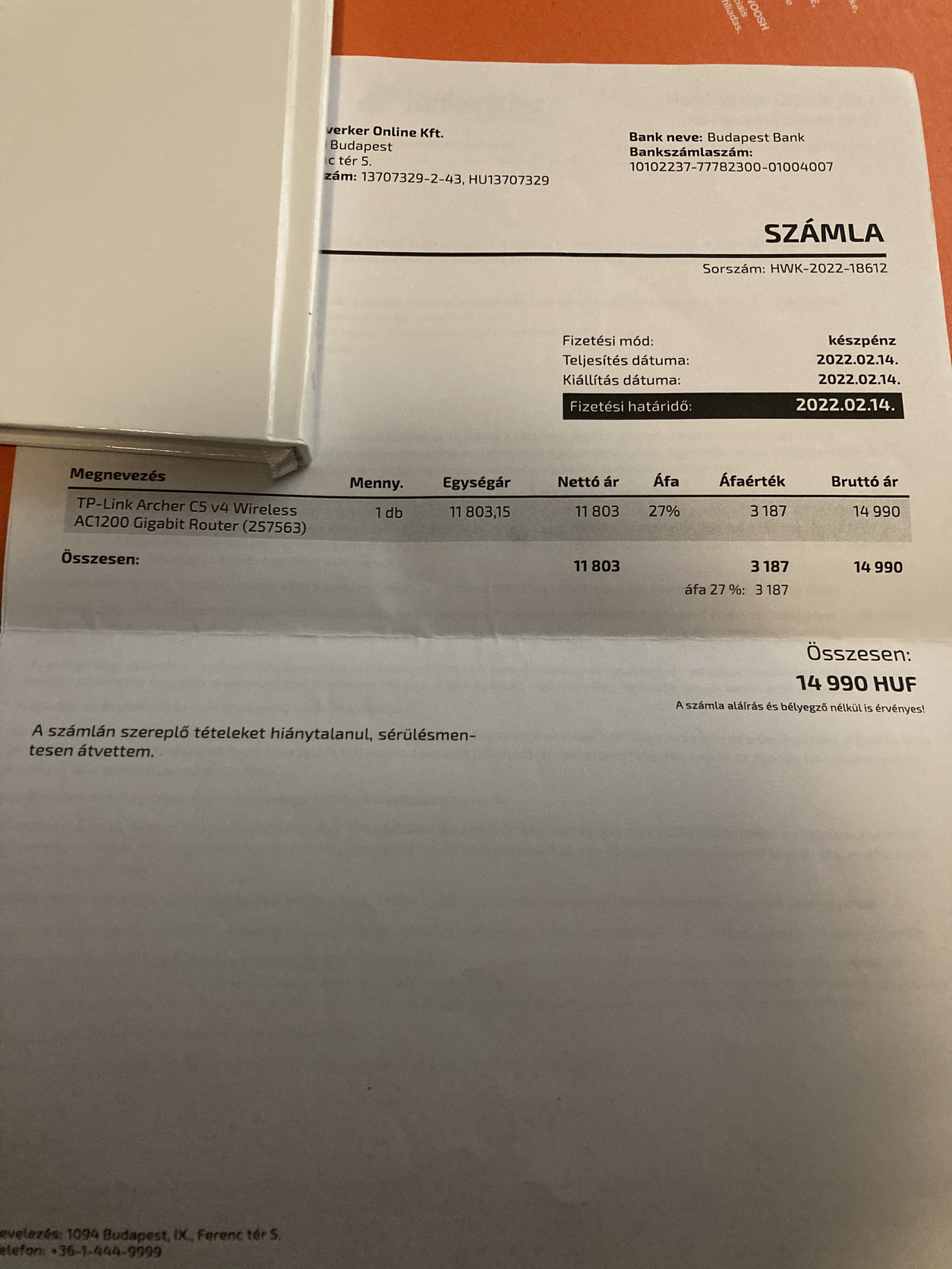 TP-Link C5 Router - HardverApró