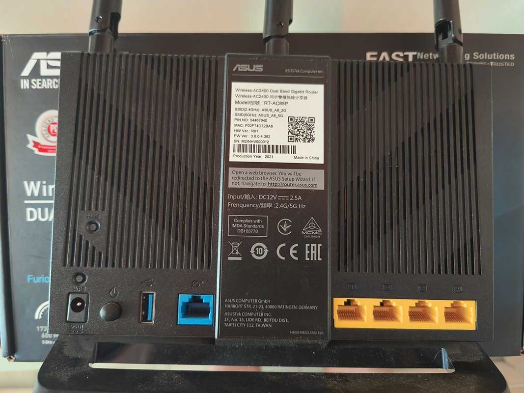 Asus RT-AC85P vezeték nélküli gaming router, AC2400 OpenWrt - HardverApró