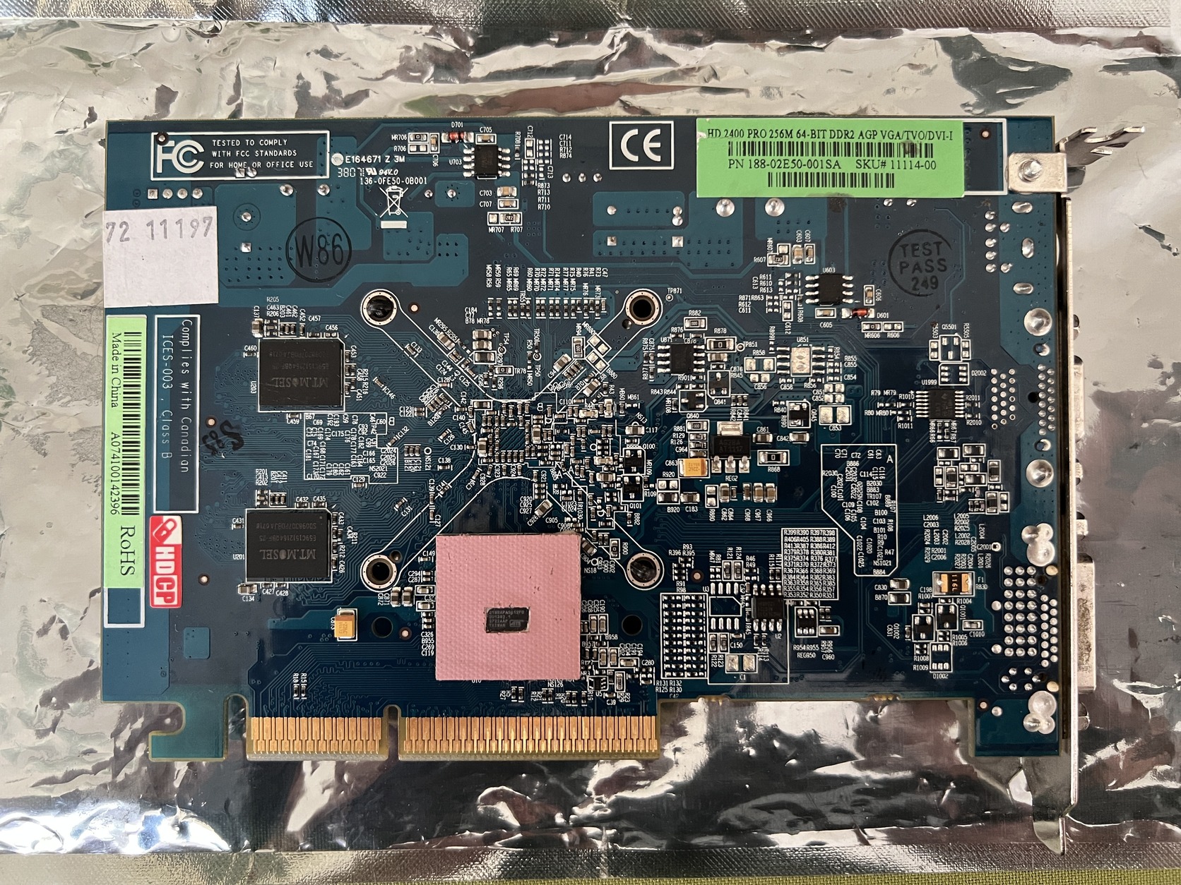Sapphire Radeon HD 2400 Pro 256MB DDR2 64bit AGP - HardverApró