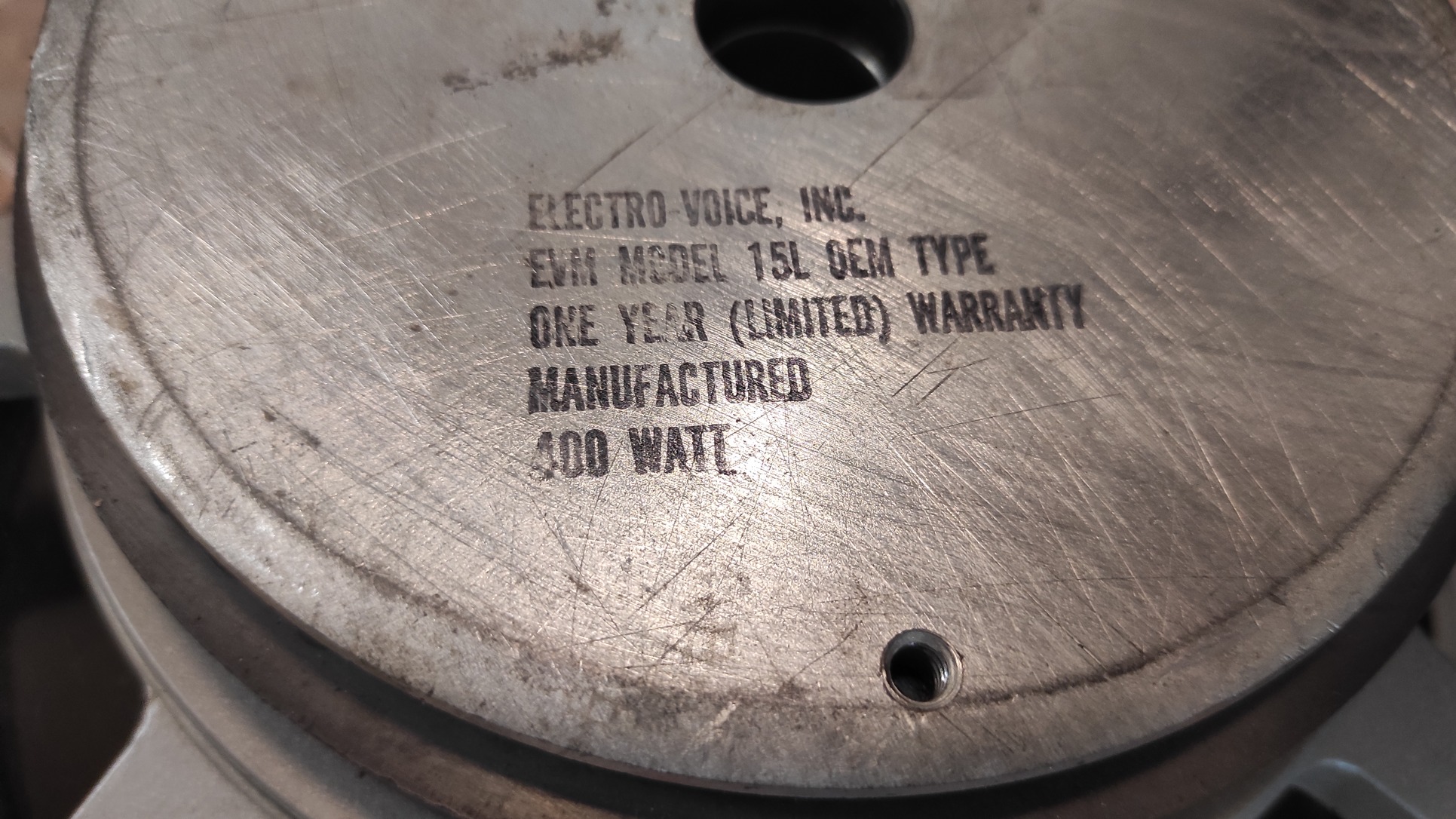 Electro Voice EVM MODEL 15L (EVM 15B) hangszóró - HardverApró