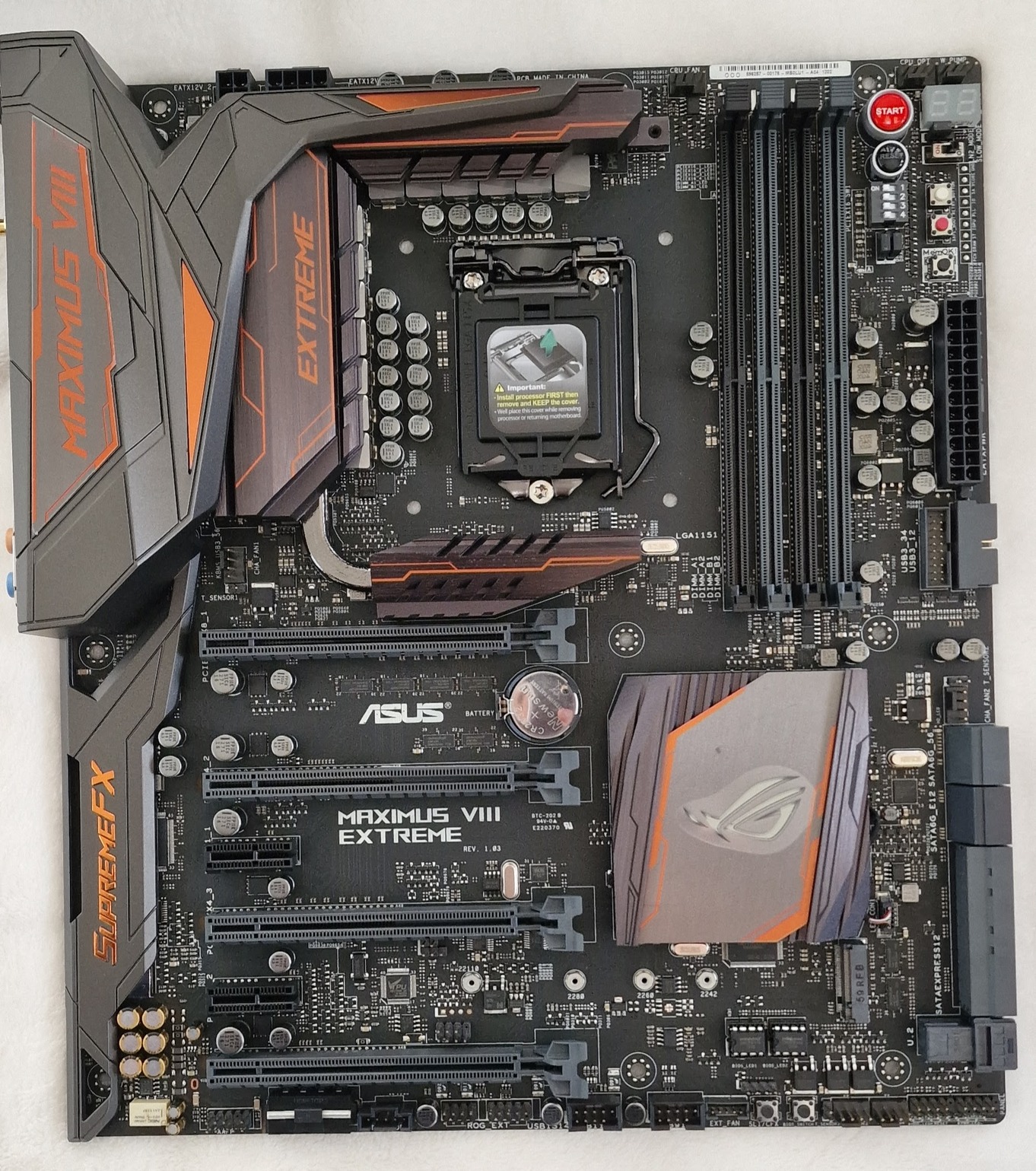 ASUS ROG Maximus VIII Extreme Assembly - ÚJ!!! - HardverApró
