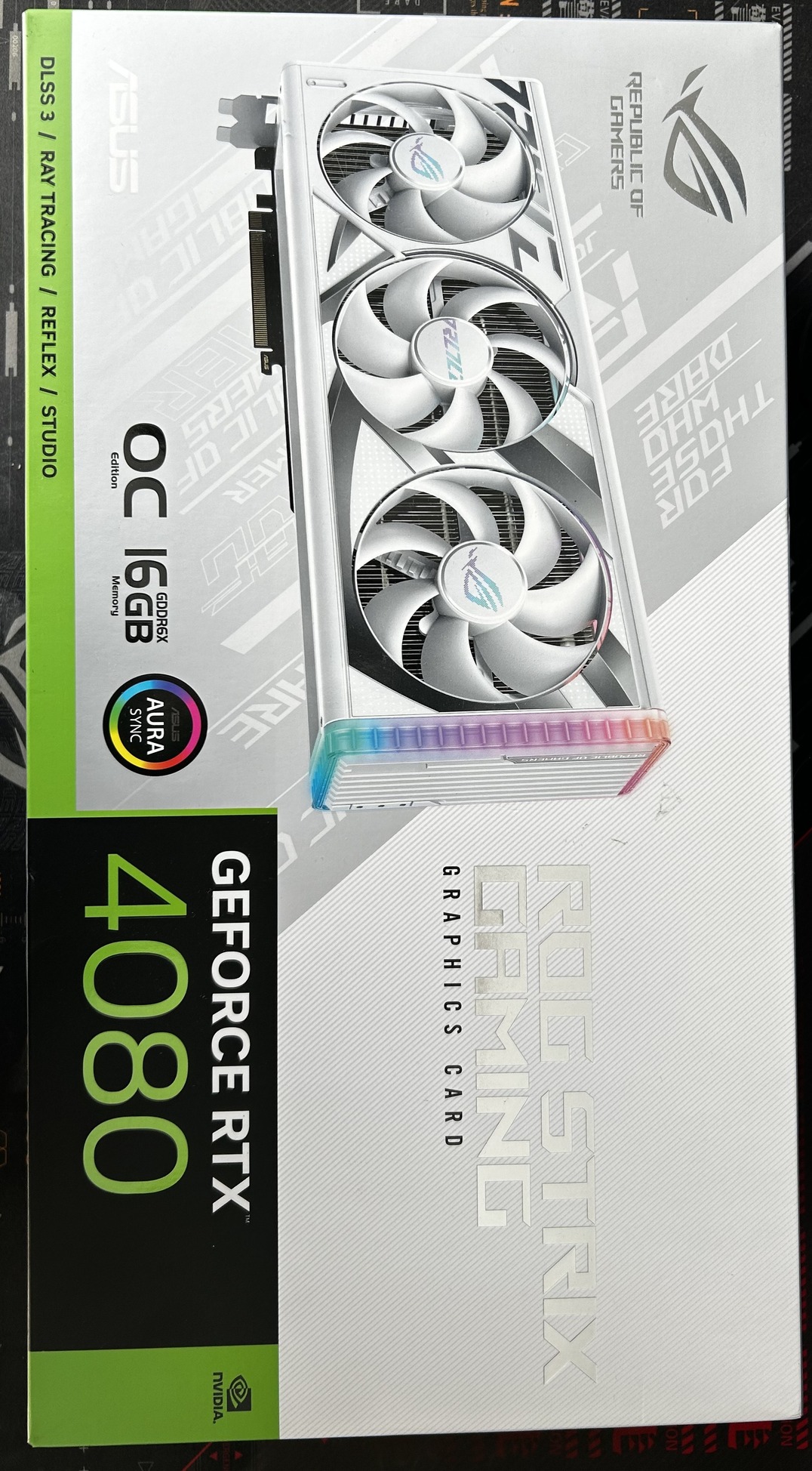 Asus rog strix 4080 OC 16GB White - HardverApró
