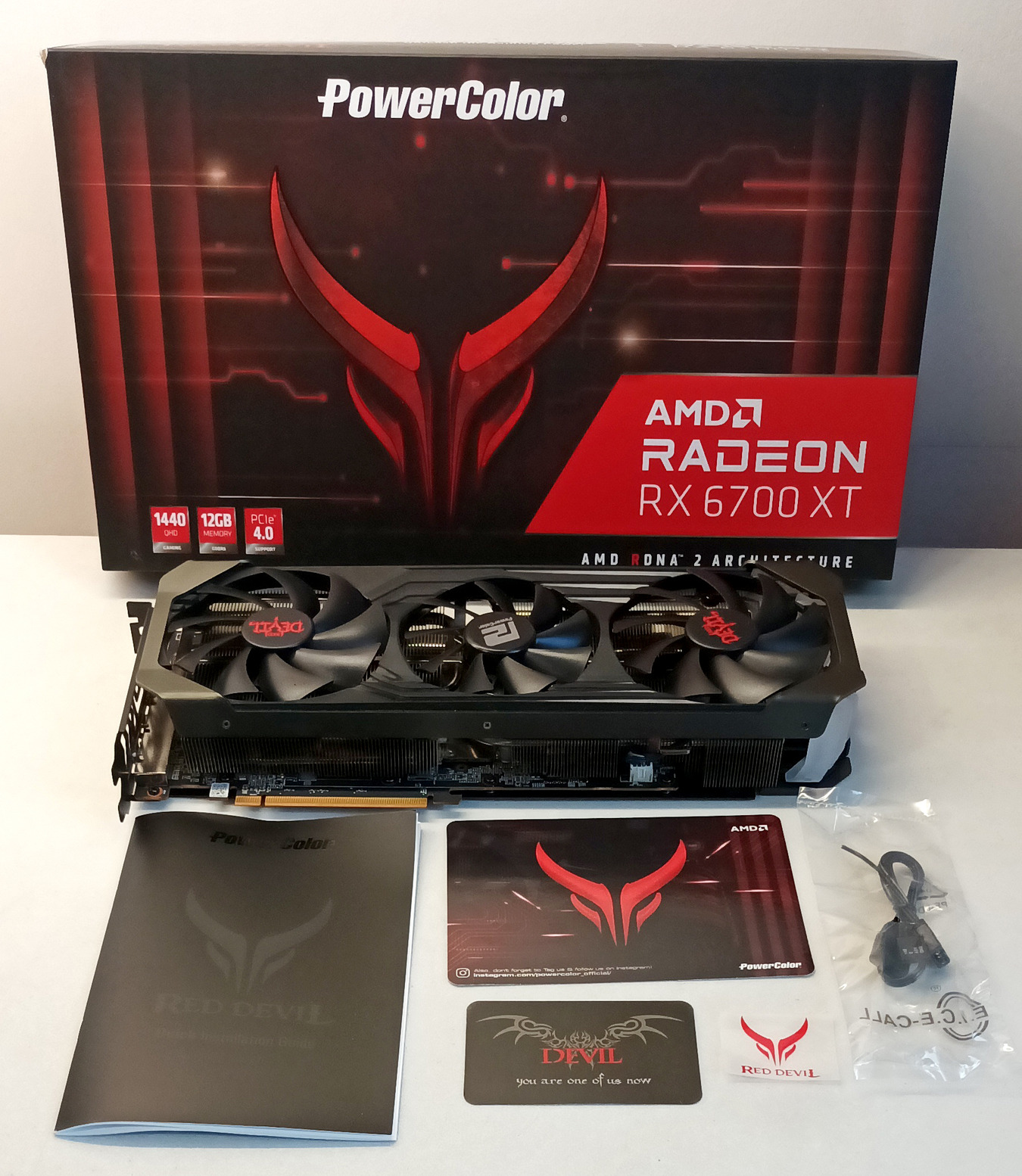 PowerColor Radeon RX 6700XT Red Devil 12GB OC DDR6 (AXRX 6700XT 12GBD6 ...