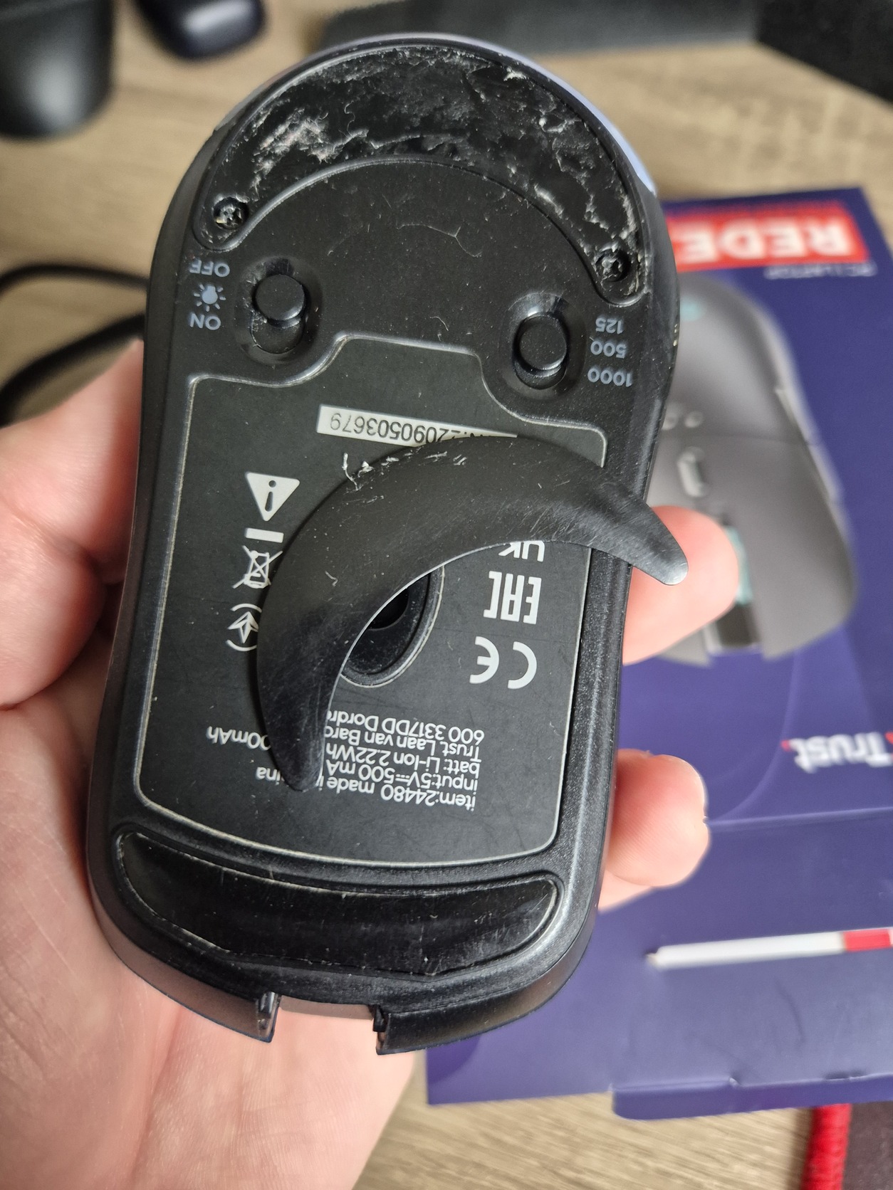 Trust GXT 980 Redex Wireless Gaming Mouse kishibás/alkatrésznek ...