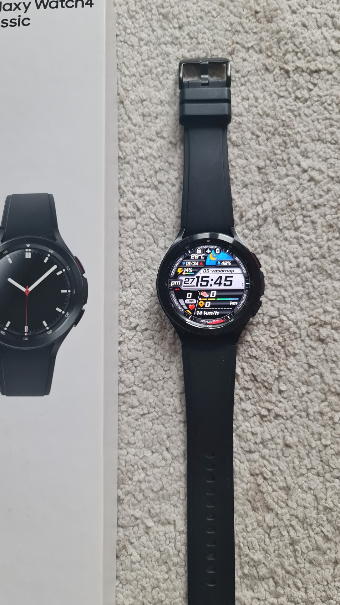 Eladó Samsung Galaxy Watch 4 CLASSIC 46mm BT+LTE eSIM SM-R895 - HardverApró