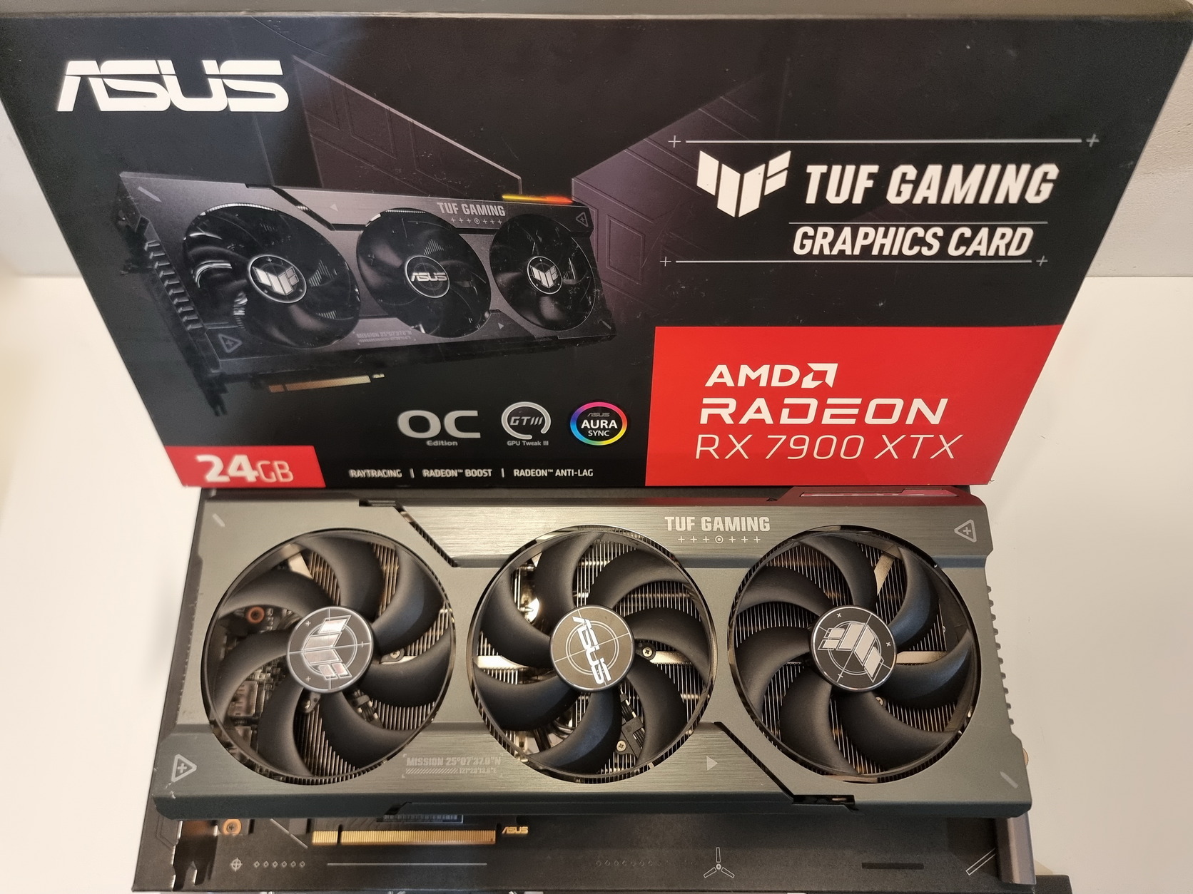ASUS TUF Gaming Radeon RX 7900 XTX OC 24GB GDDR6 - Garancia 2026.09.10 ...