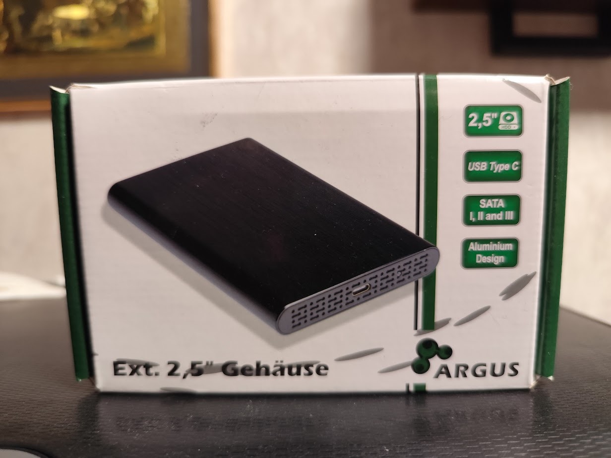 Argus USB 2,5" SATA USB 3.1 C Inter-Tech GD-25010 - HardverApró